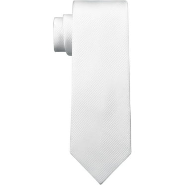George Men's Slim Width Textured Herringbone Solid Necktie, 100% ...