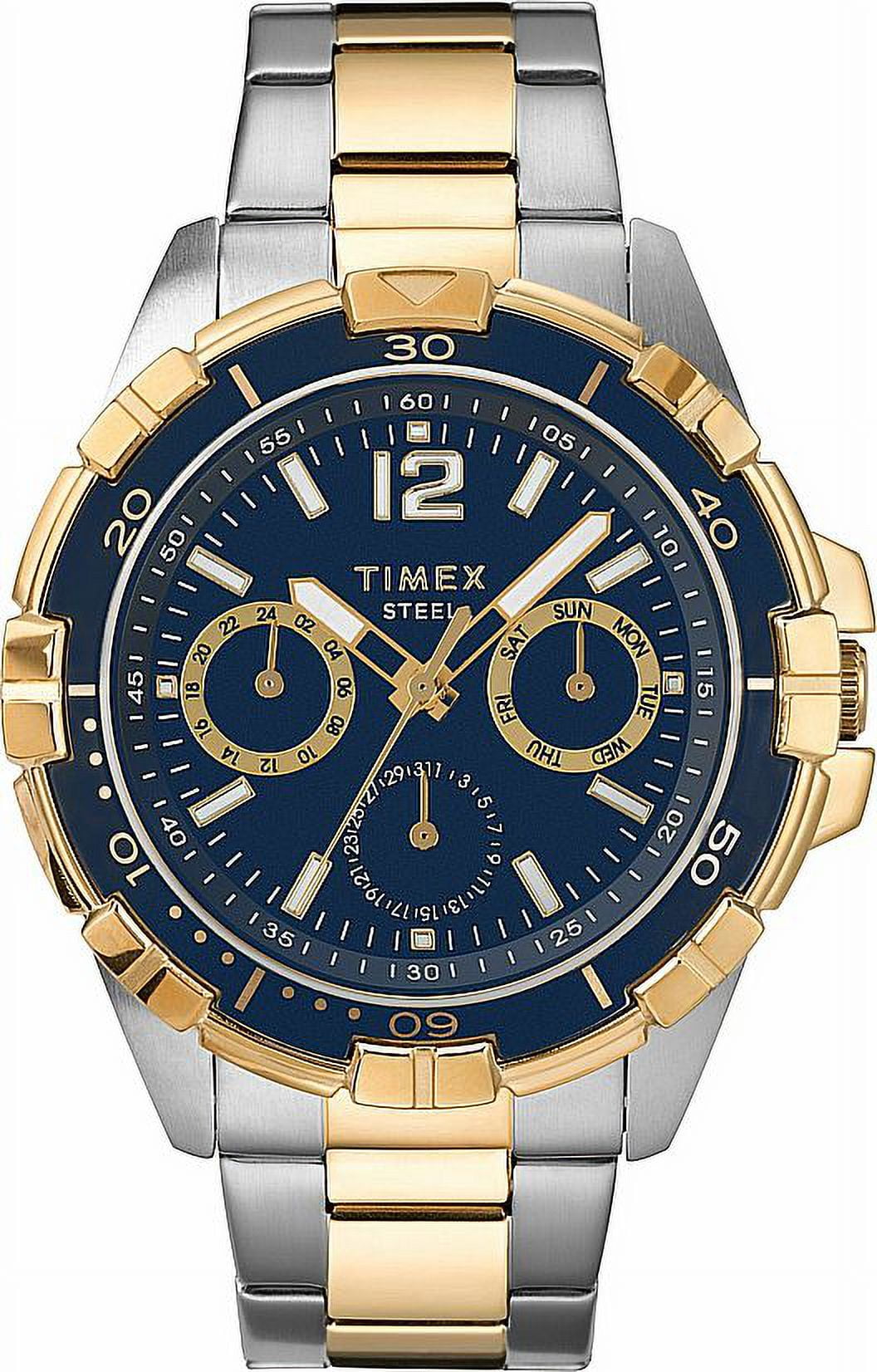 Men's Timex Classic Steel Multifunction Two-Tone Watch TW2T50700 ...