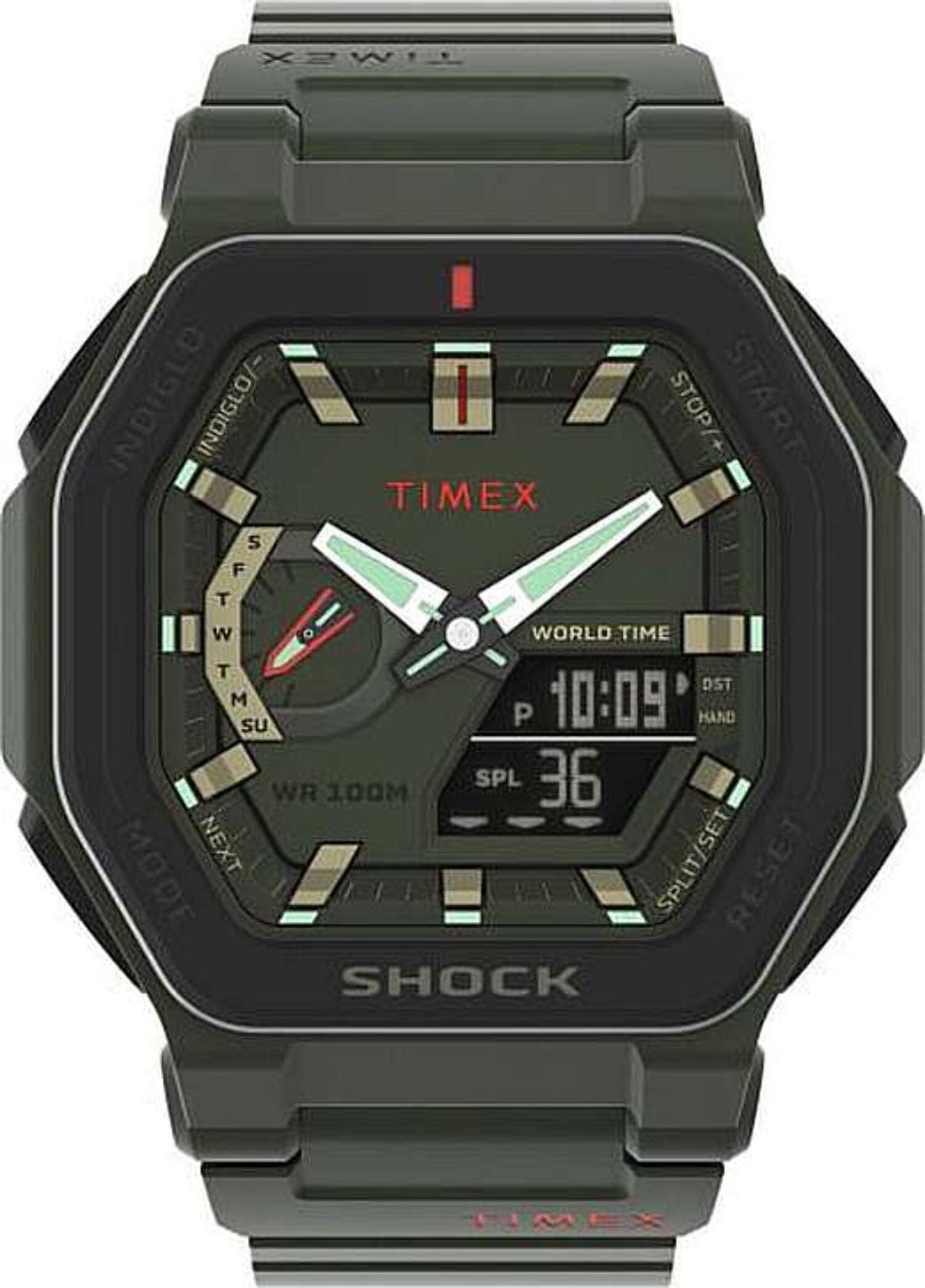 Men's Timex Command Encounter 45mm Analog Digital Watch TW2V35400 - Walmart.com