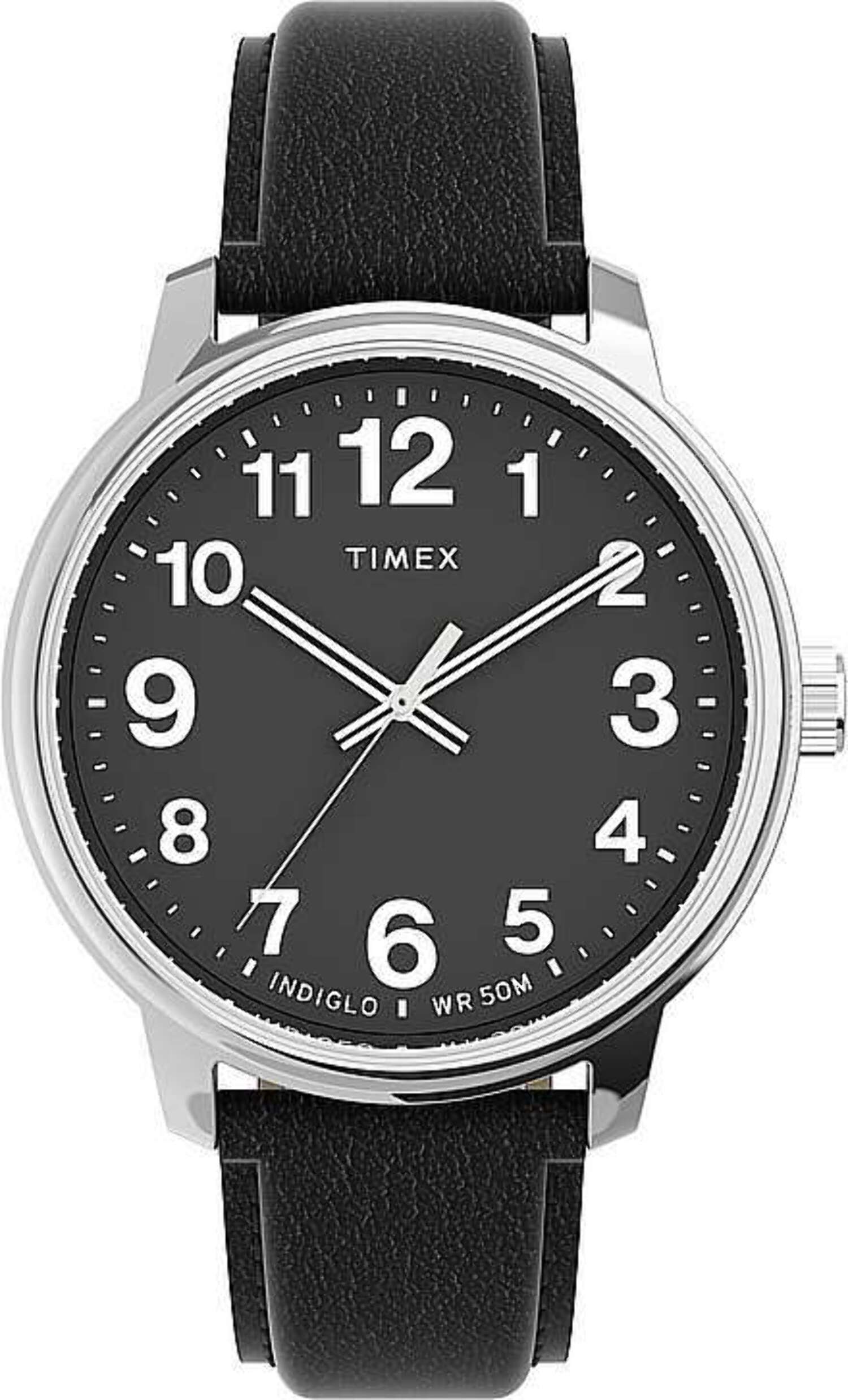 Men's Timex Easy Reader Black Dial Watch TW2V21400 - Walmart.com