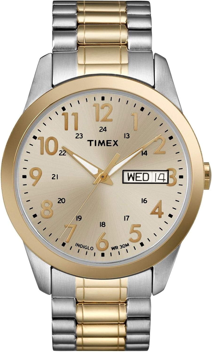 Men's Timex Expansion Band Watch - Two Tone T2M935JT - Walmart.com