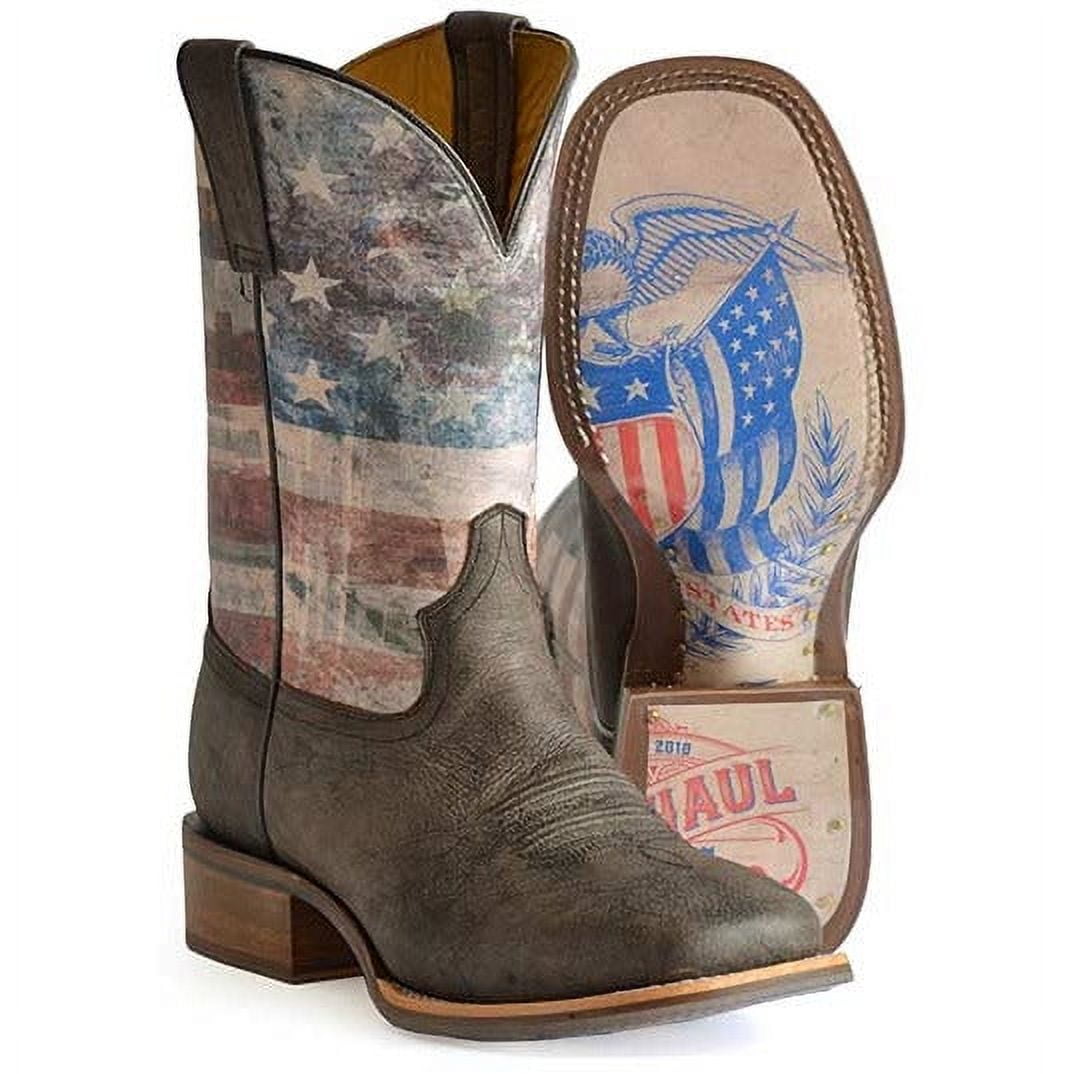 Men's Tin Haul Patriot Boots with Eagle and Shield Sole Handcrafted ...