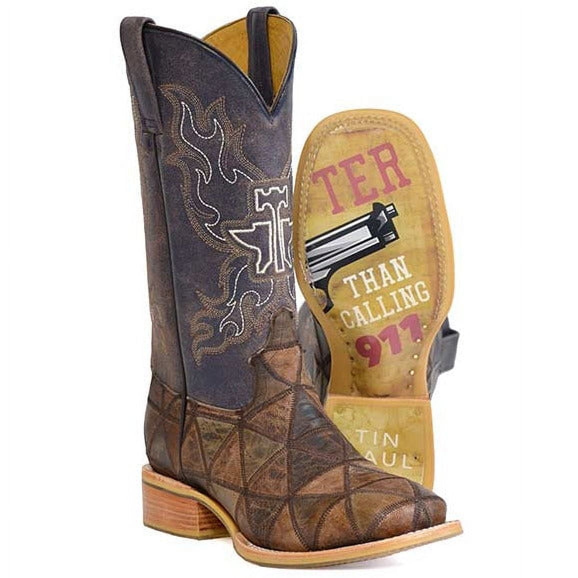 Men's Tin Haul Protector Boots with 911 Sole Handcrafted Brown ...