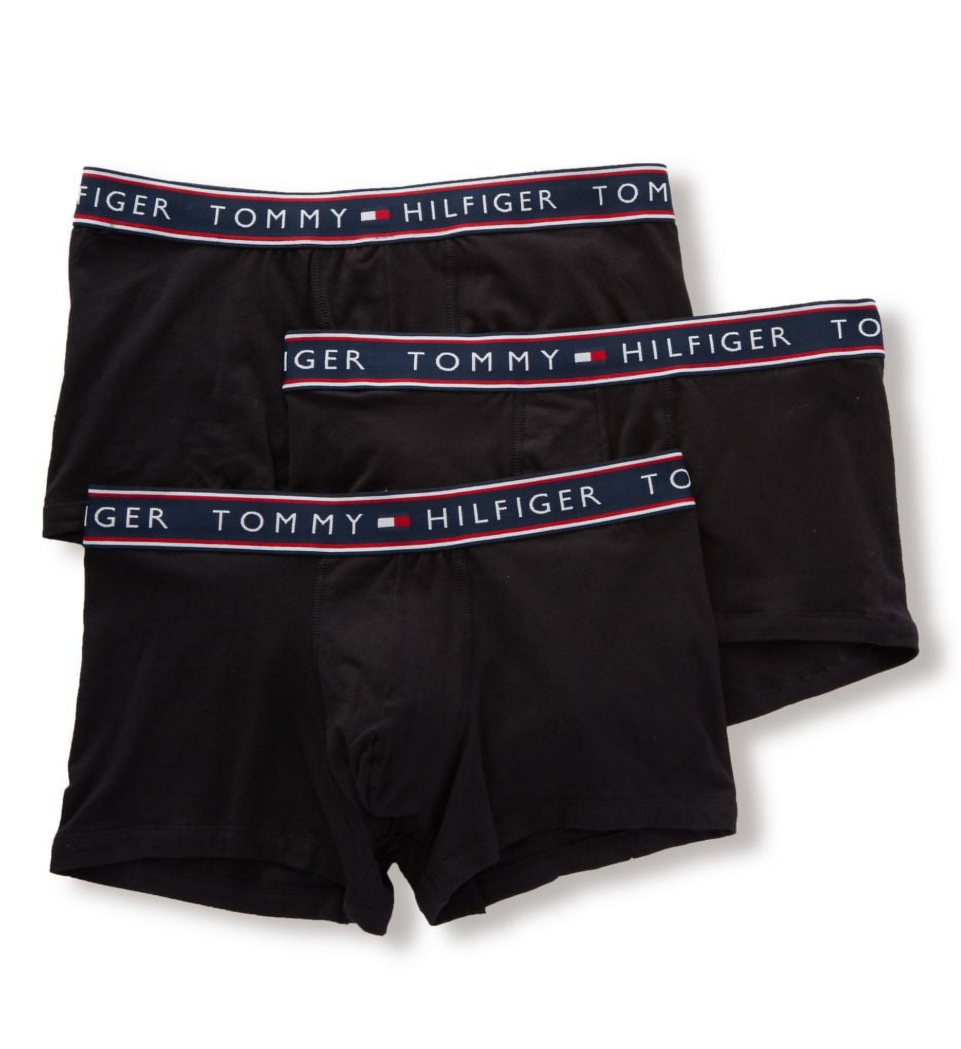 Men's Tommy Hilfiger 09T3351 Essentials Cotton Stretch Trunks - 3 Pack ...