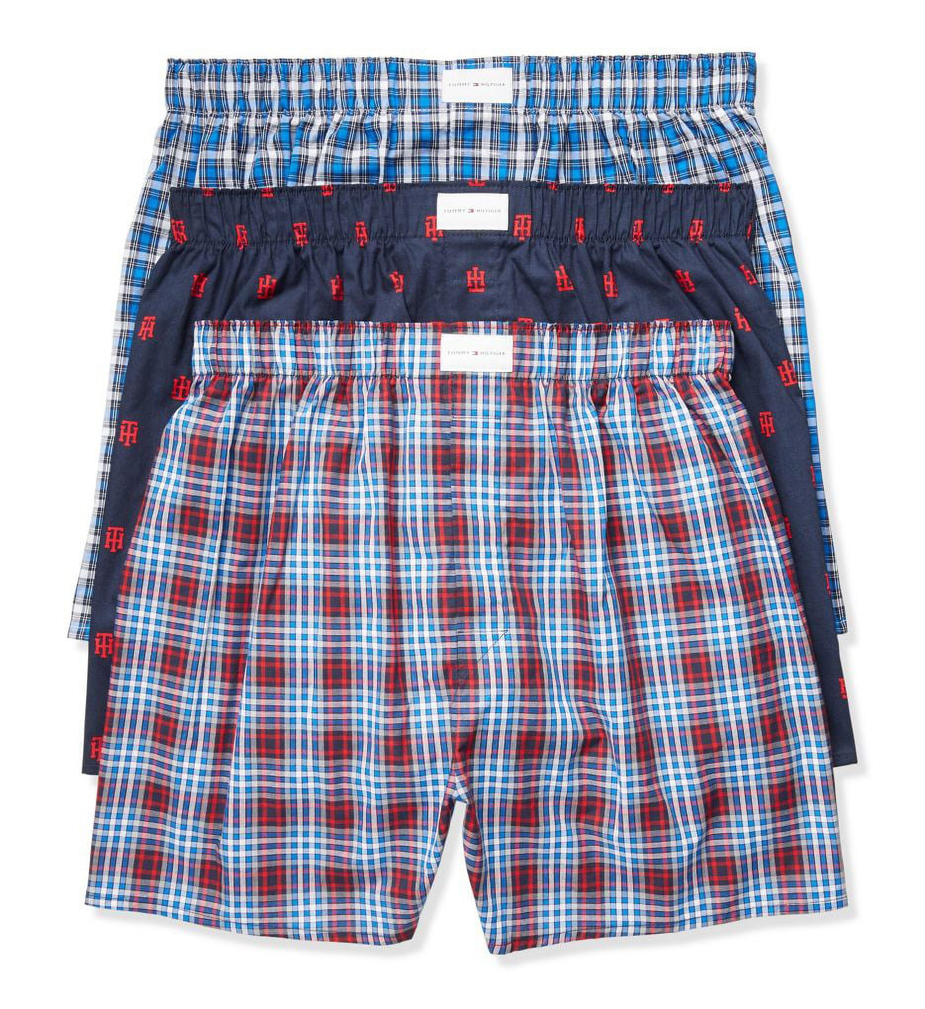 Men's Tommy Hilfiger 09TV063 Cotton Classics Woven Boxers - 3 Pack ...