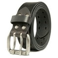 Men’s Top Grain Leather Belts for Men Genuine Solid Belt Workmen 1 ...