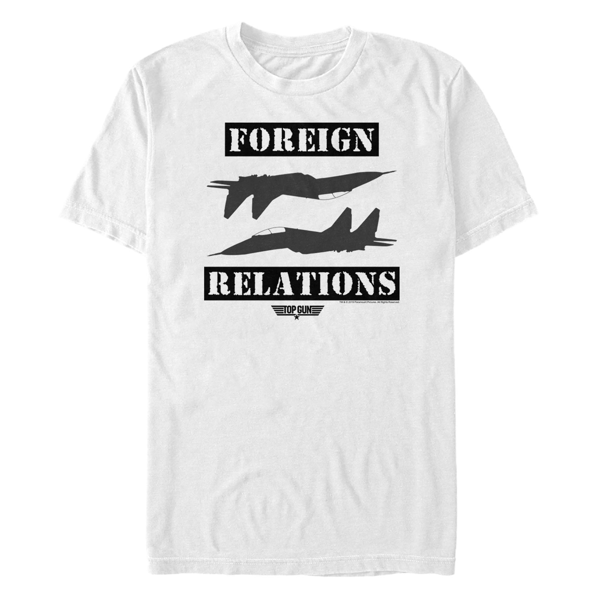 Men's Top Gun Keeping up Foreign Relations Graphic T-Shirt - Walmart.com
