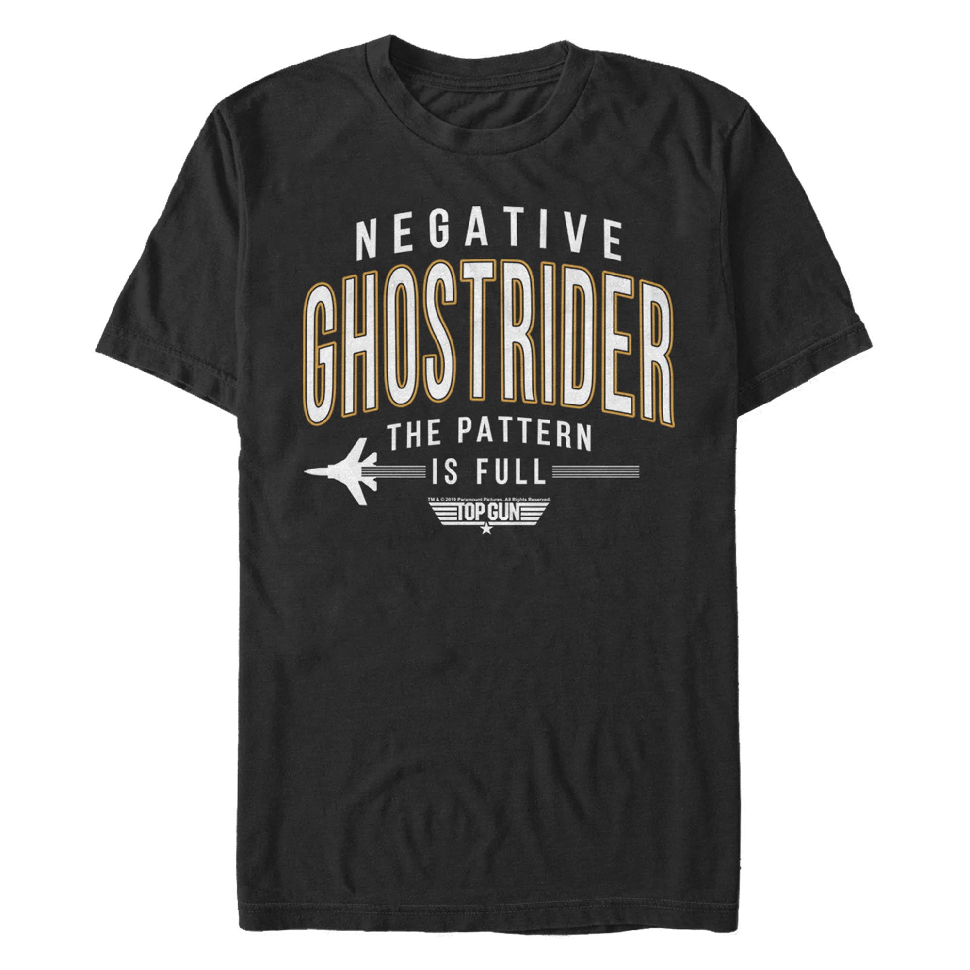Men's Top Gun Negative Ghost Rider the Pattern Is Full Graphic T-Shirt ...