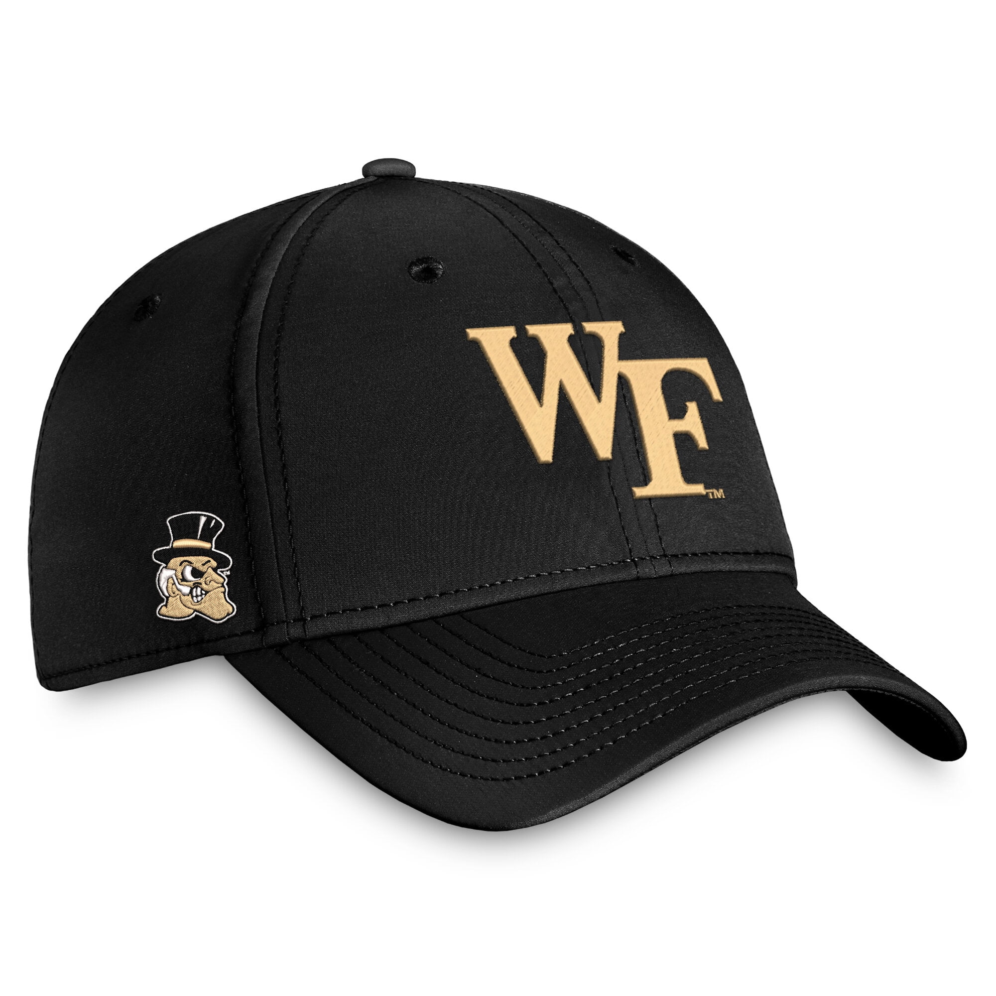 Men's Top of the World Black Wake Forest Demon Deacons Reflex Flex Hat ...