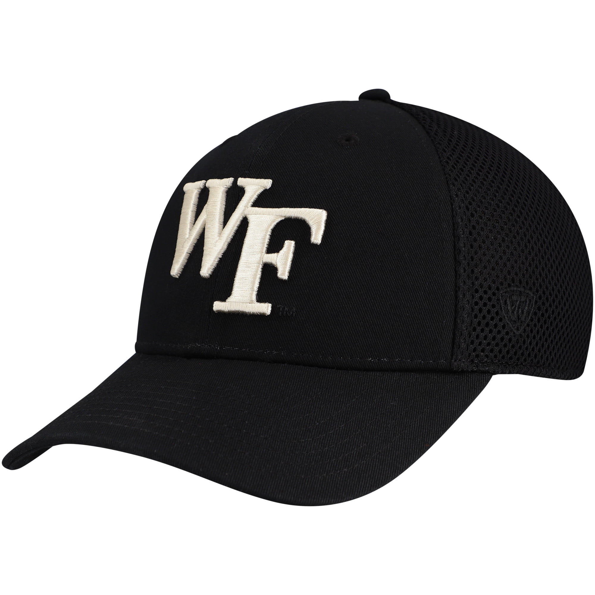 Men's Top of the World Black Wake Forest Demon Deacons Spacer Flex Hat ...