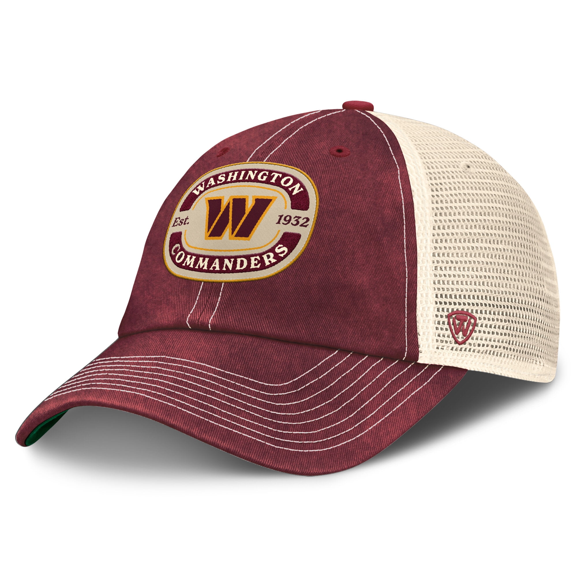 Men's Top of the World Burgundy Washington Commanders Team Patch ...