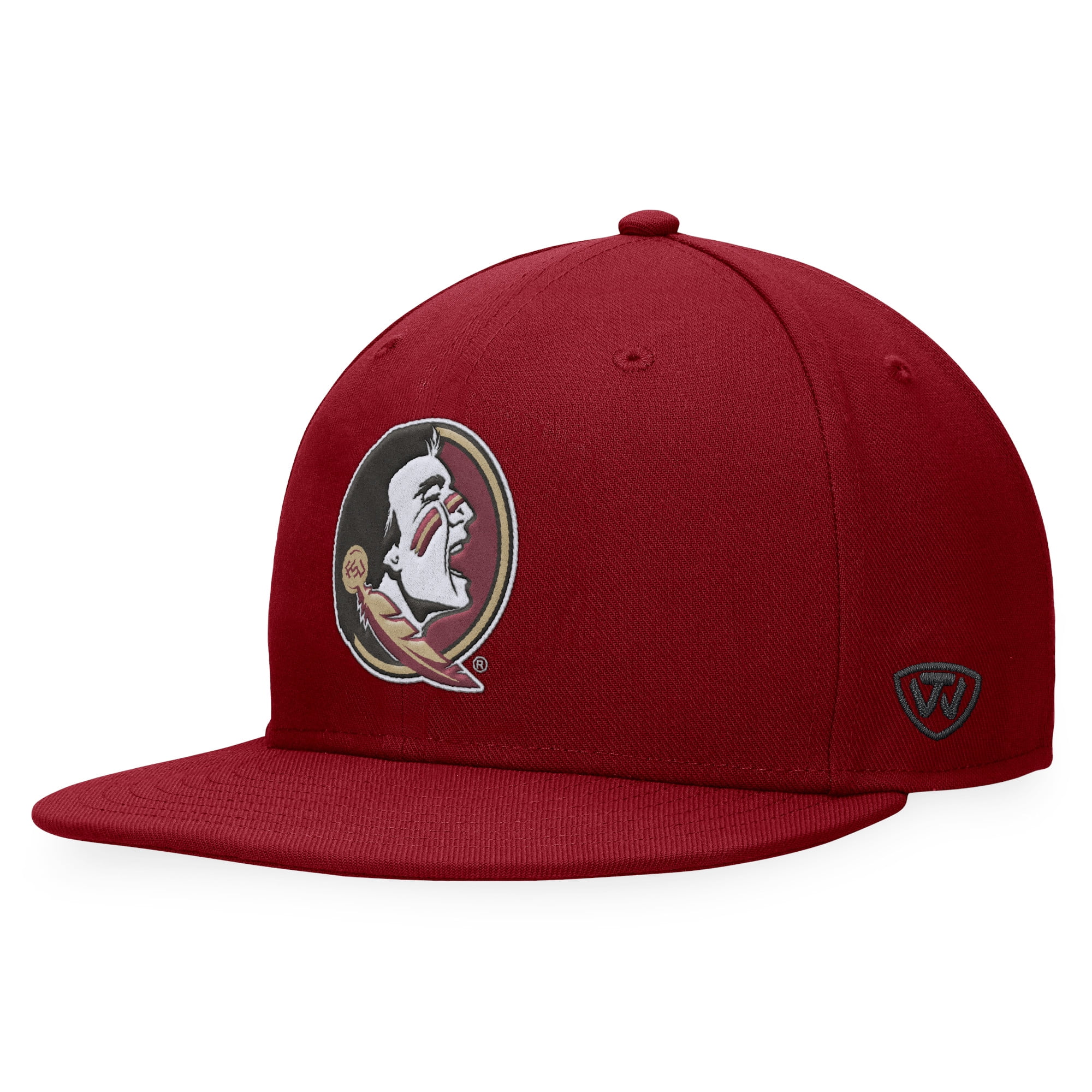 Men's Top of the World Garnet Florida State Seminoles Fitted Hat ...