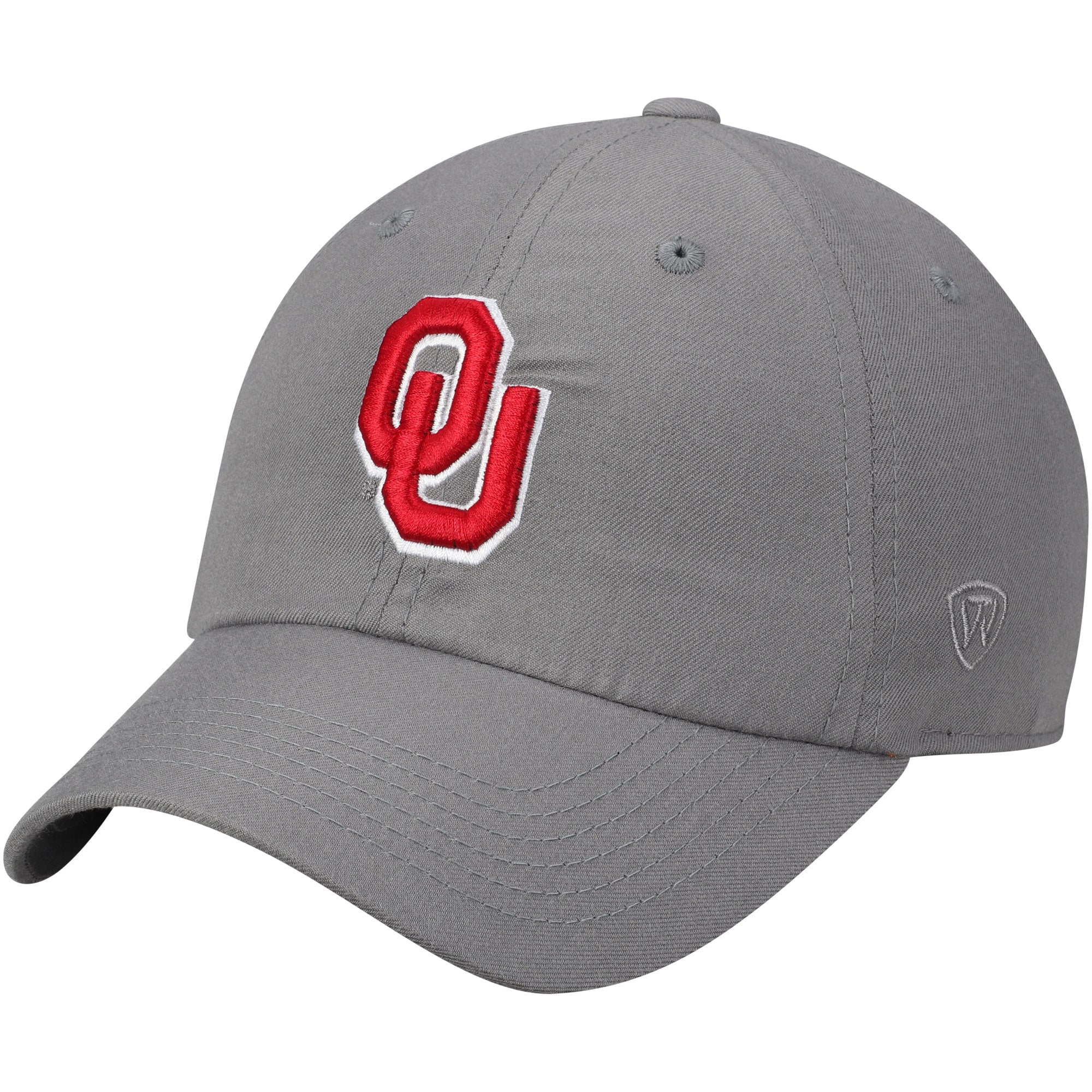 Men's Top of the World Gray Oklahoma Sooners Primary Logo Staple ...