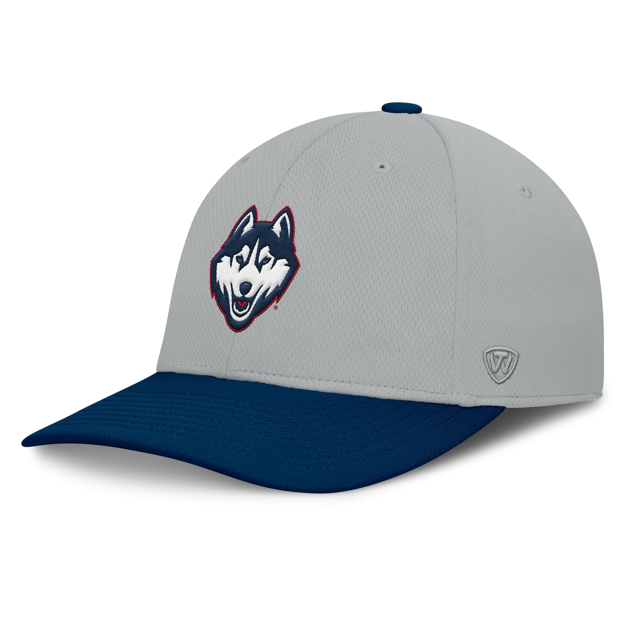 Men's-Top of the World Gray UConn Huskies Fitted Hat - Walmart.com