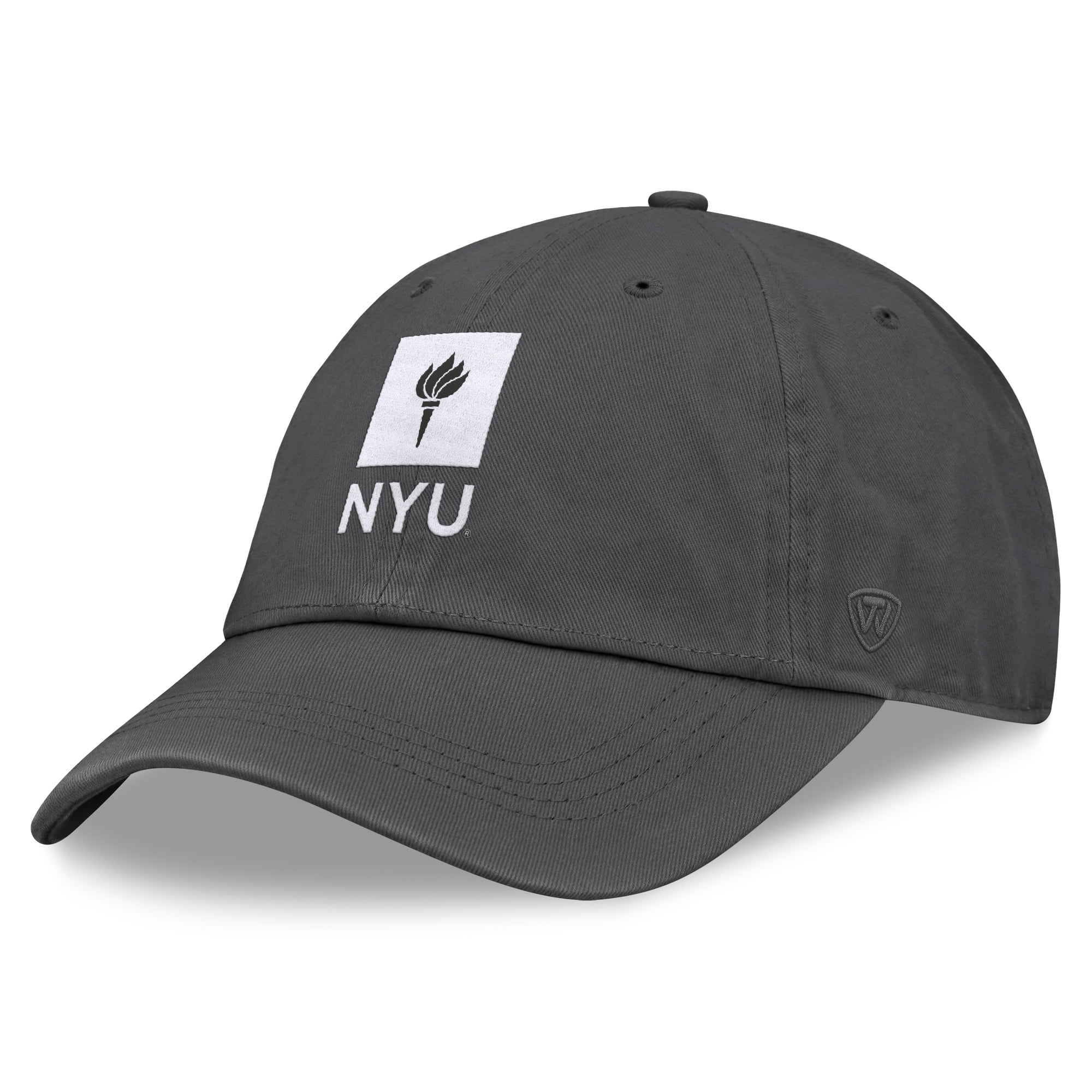 Men's Top of the World Heather Charcoal NYU Violets Team Logo Washed ...