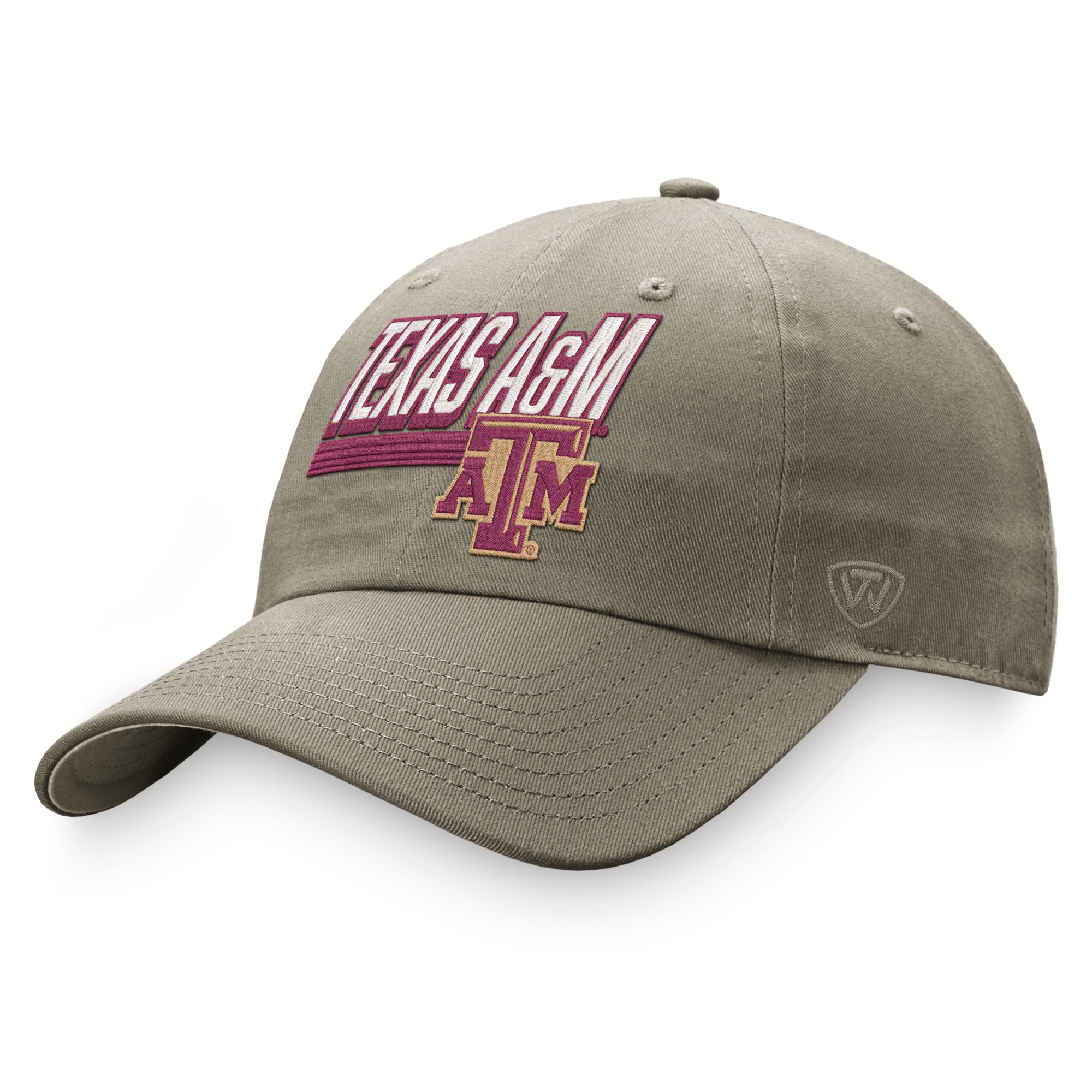 Men's Top of the World Khaki Texas A&M Aggies Slice Adjustable Hat ...