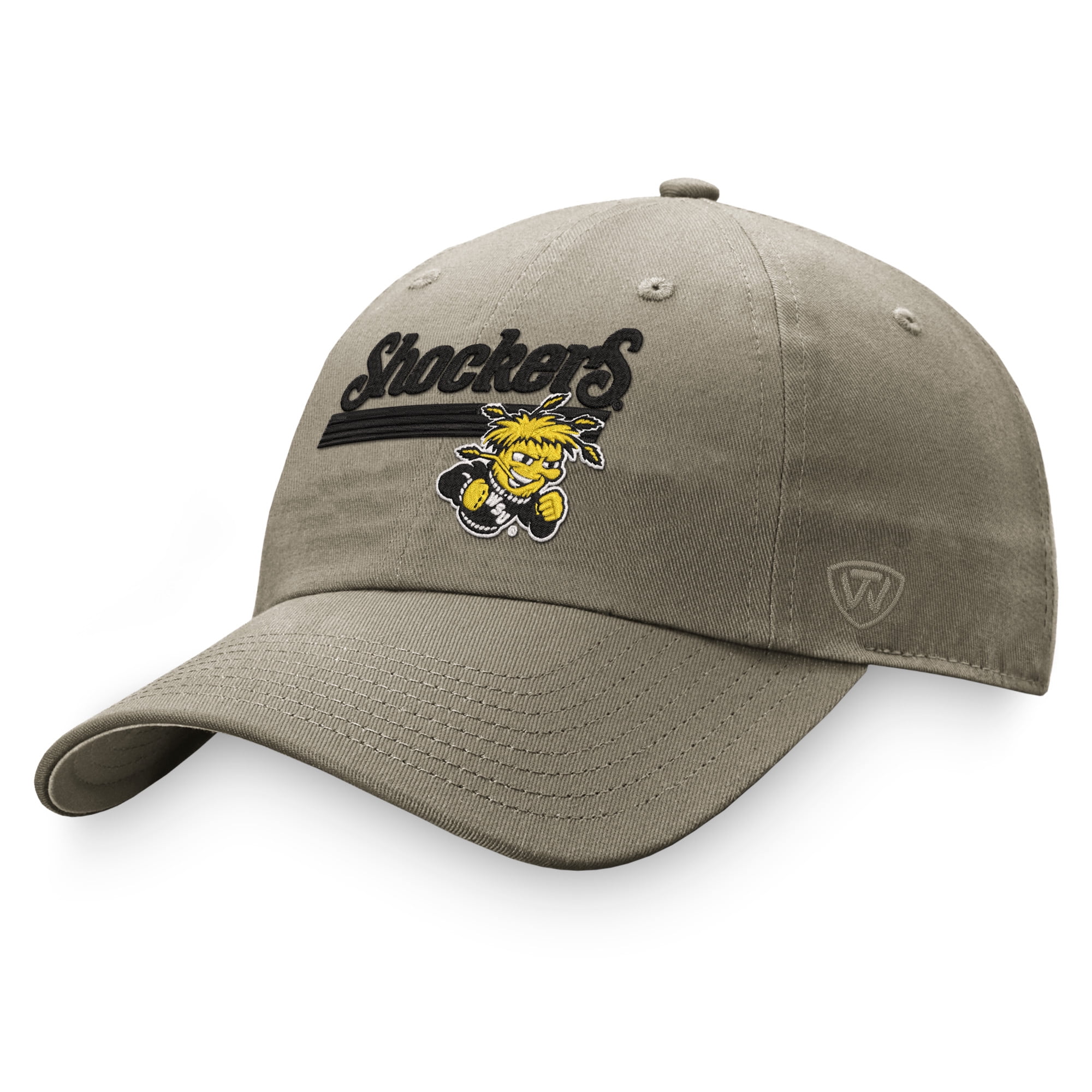 Men's Top of the World Khaki Wichita State Shockers Slice Adjustable ...