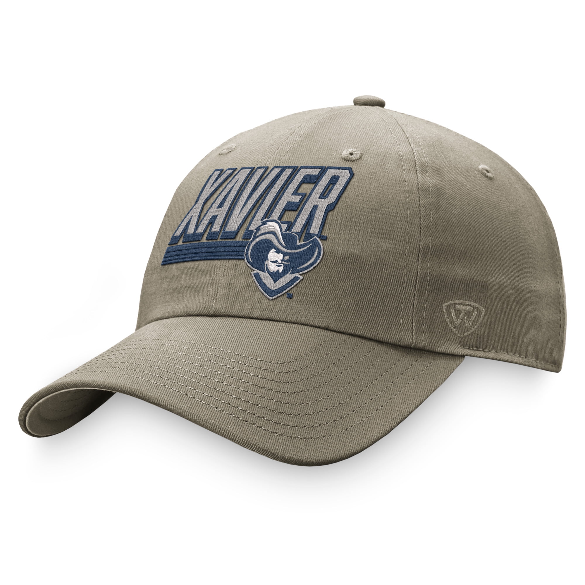 Men's Top of the World Khaki Xavier Musketeers Slice Adjustable Hat ...