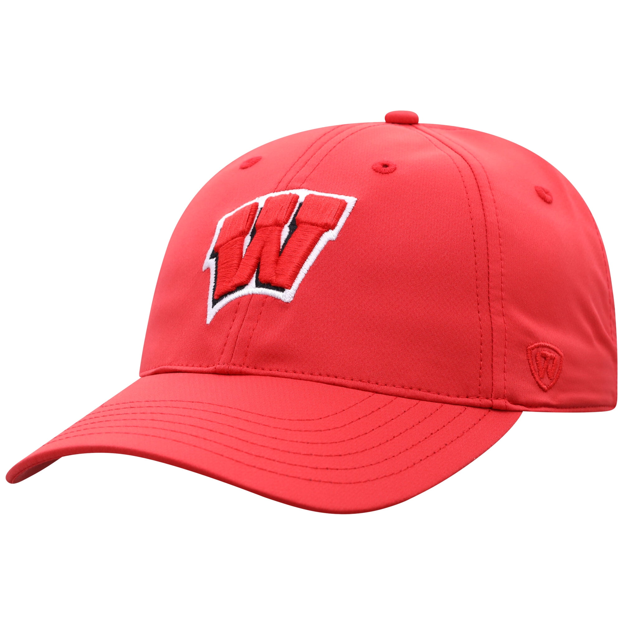 Men's-Top of the World Red Wisconsin Badgers Victory Trainer Adjustable ...