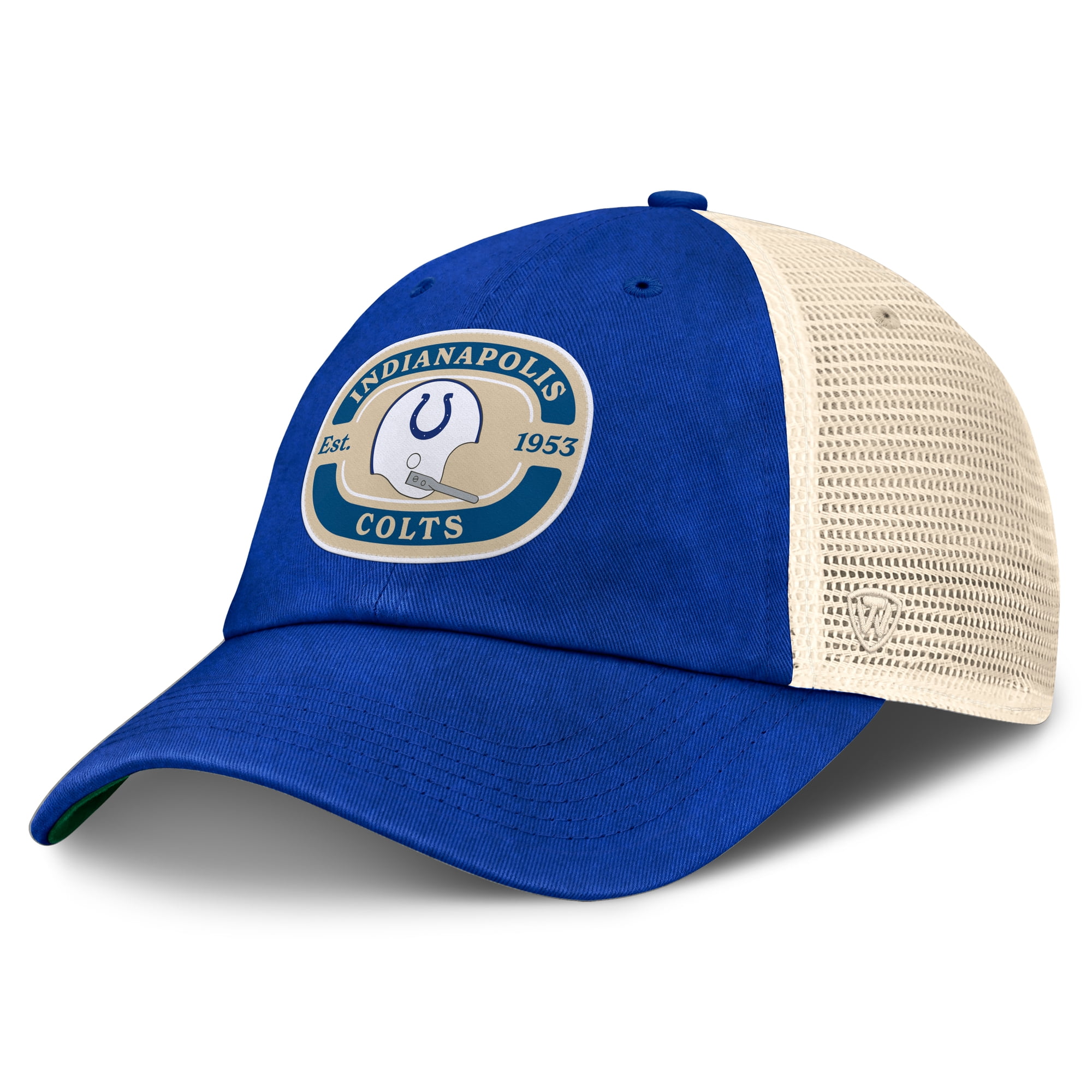 Men's Top of the World Royal Indianapolis Colts Team Patch Adjustable ...