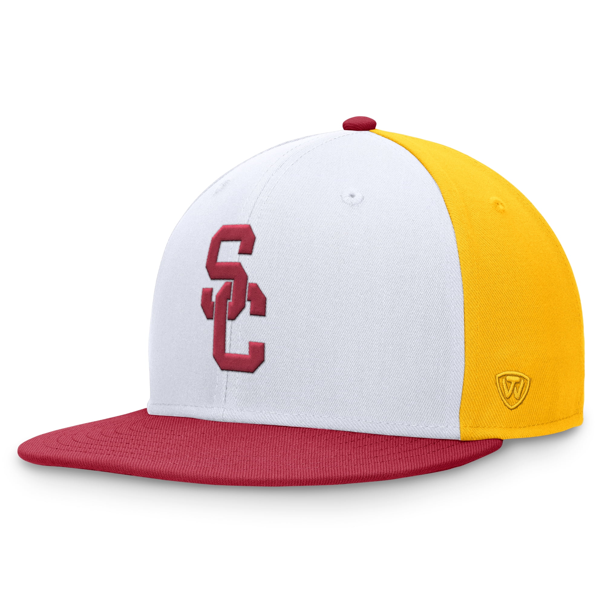 Men's Top of the World White/Cardinal USC Trojans Tri-Tone Heritage ...