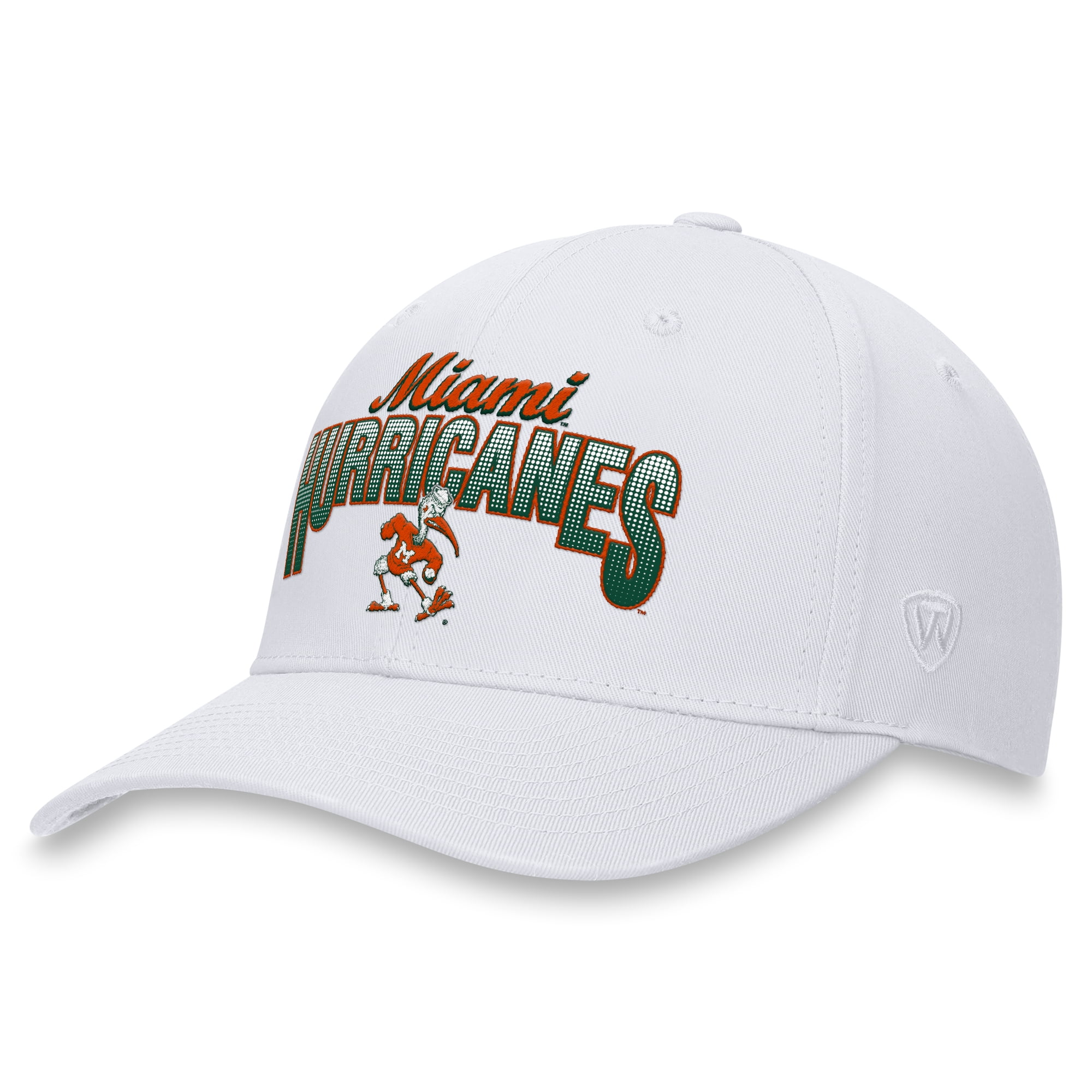 Men's Top of the World White Miami Hurricanes Fundamentals Game ...