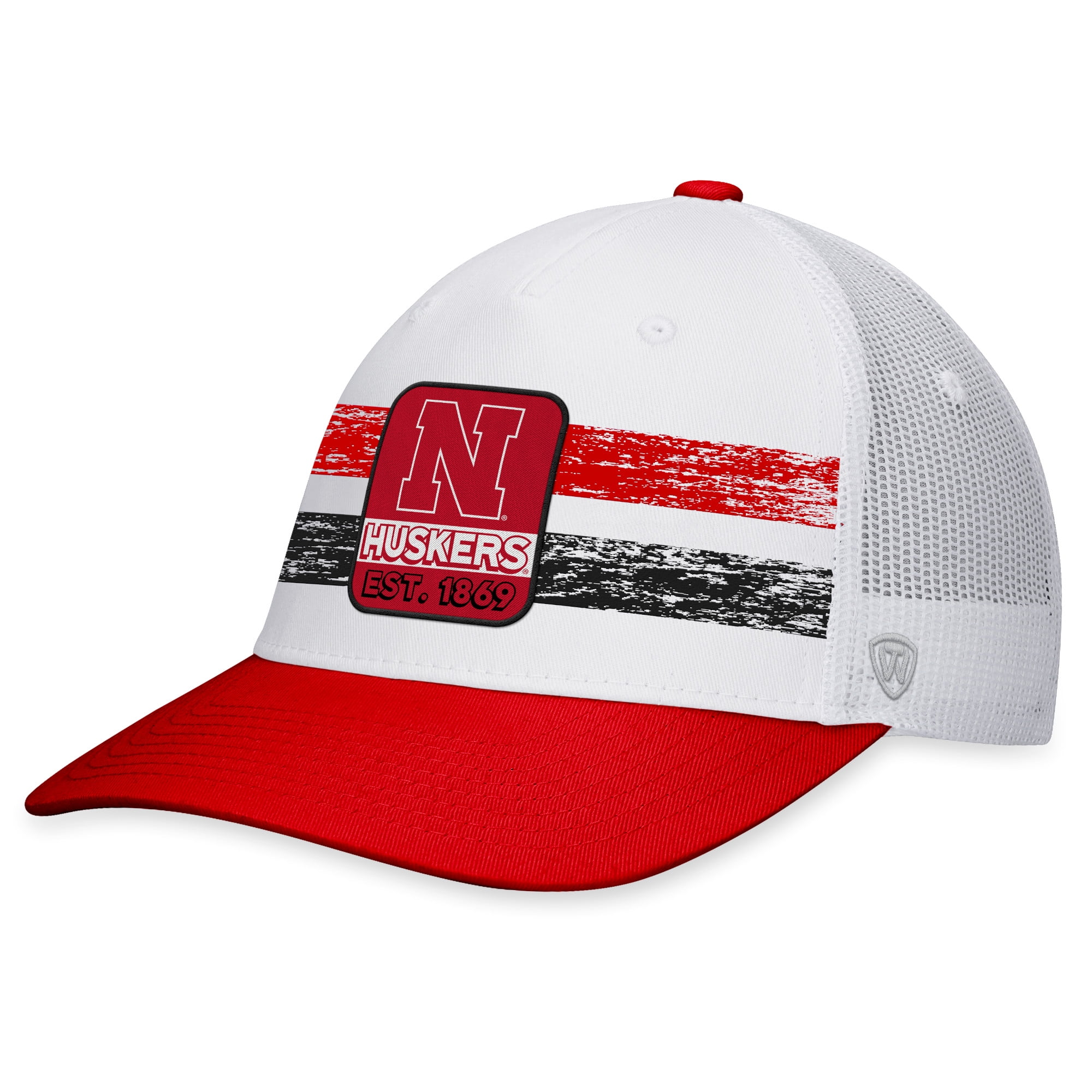 Men's Top of the World White/Scarlet Nebraska Huskers Retro Fade ...