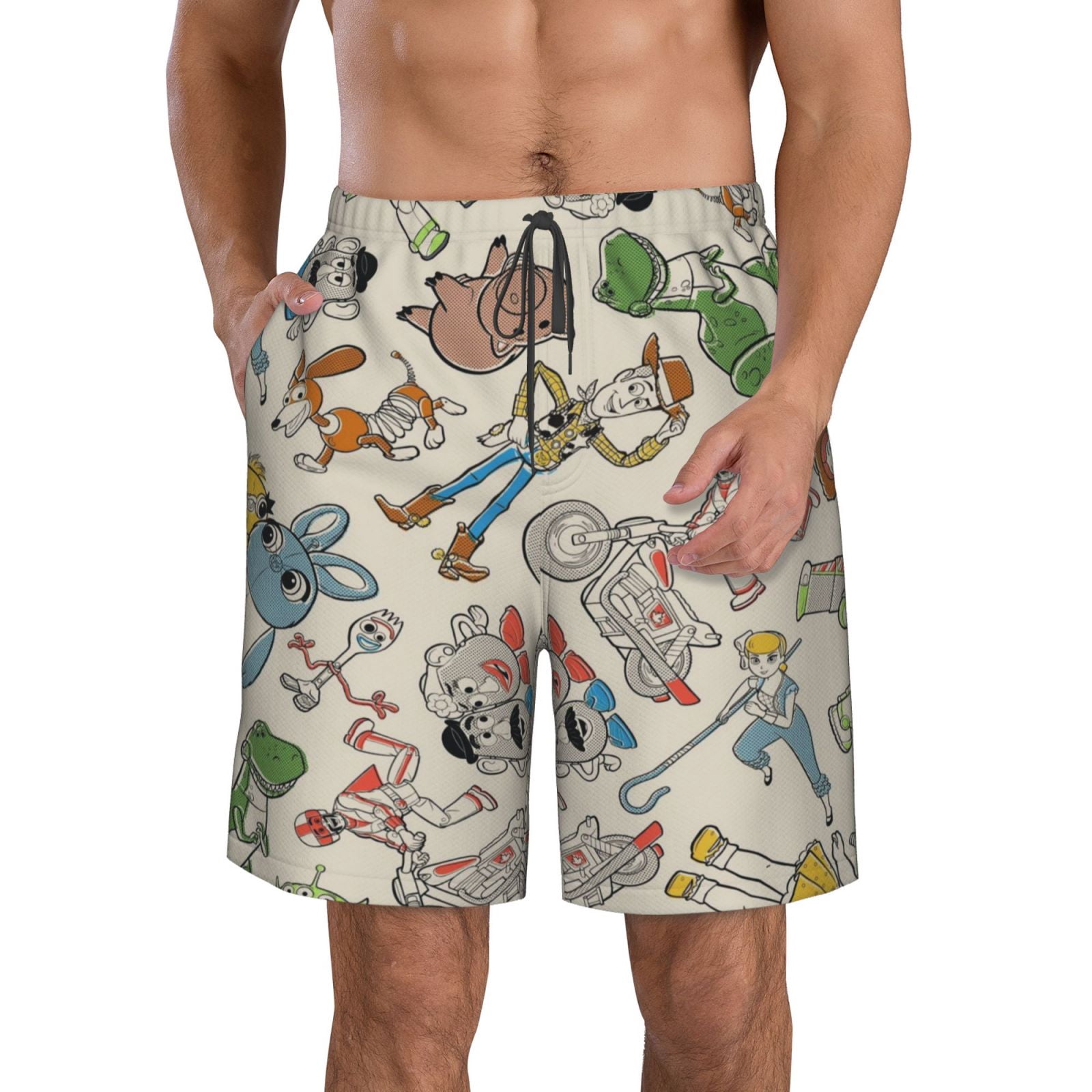 Men's Toy Stor Beach Shorts Hot Summer Swim Trunks Sports Running ...
