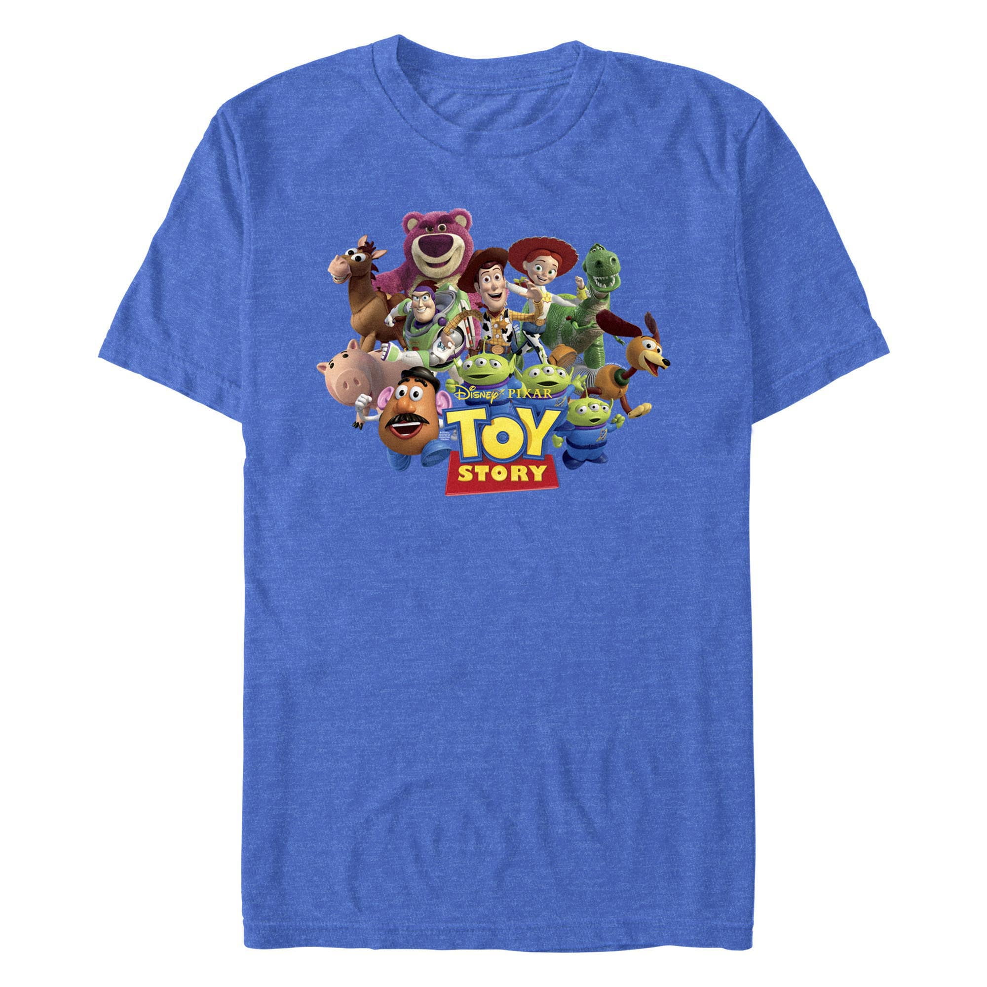 Men's Toy Story Character Logo Scene Graphic T-Shirt - Walmart.com