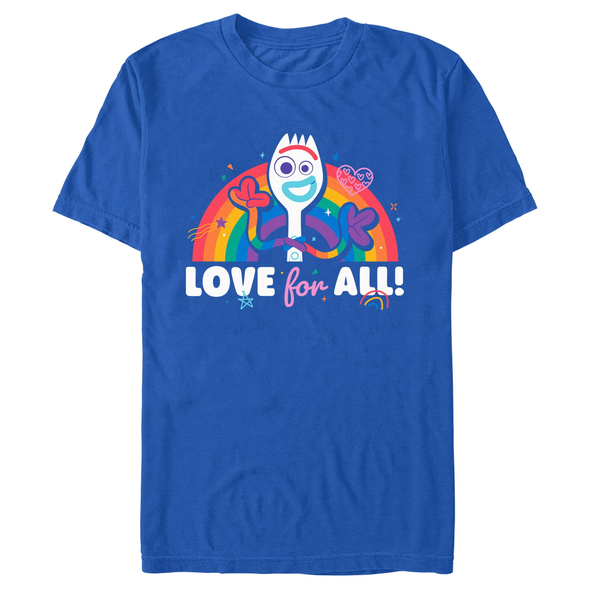 Men's Toy Story Forky Love For All Graphic T-Shirt - Walmart.com