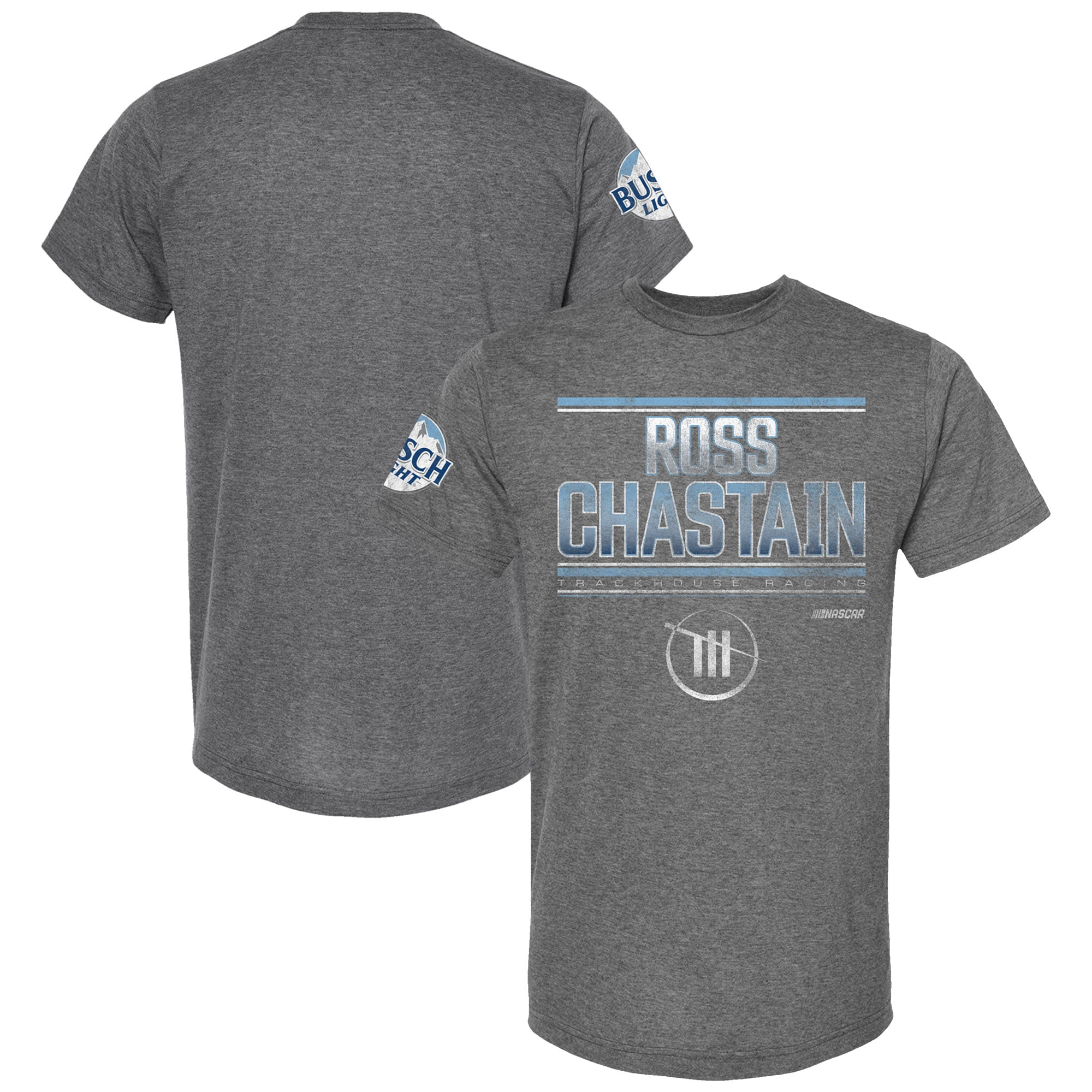 Men's Trackhouse Racing Team Collection Heather Charcoal Ross Chastain ...