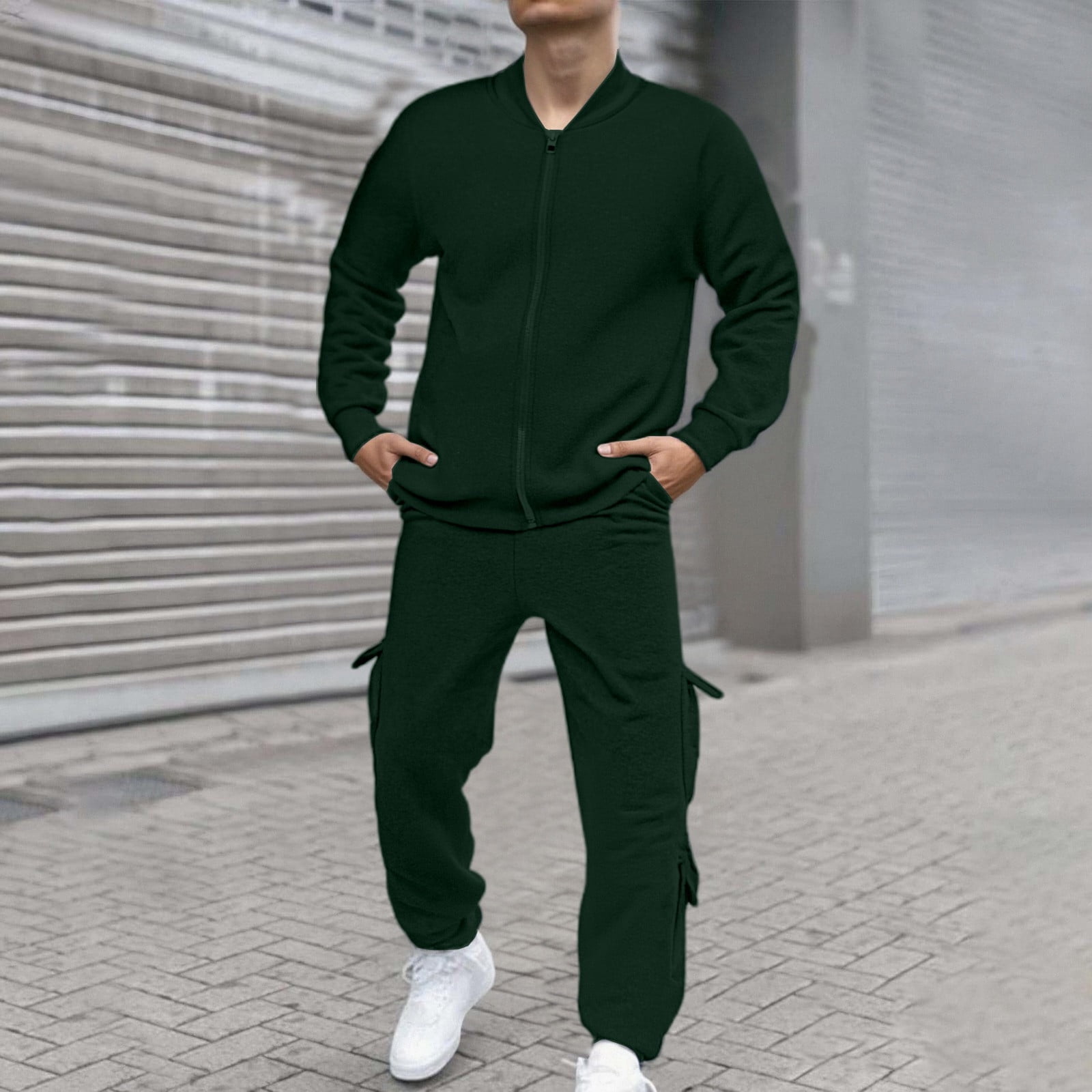 Men's Tracksuits Sweatsuits for Men Track Suits 2 Piece Set Casual ...