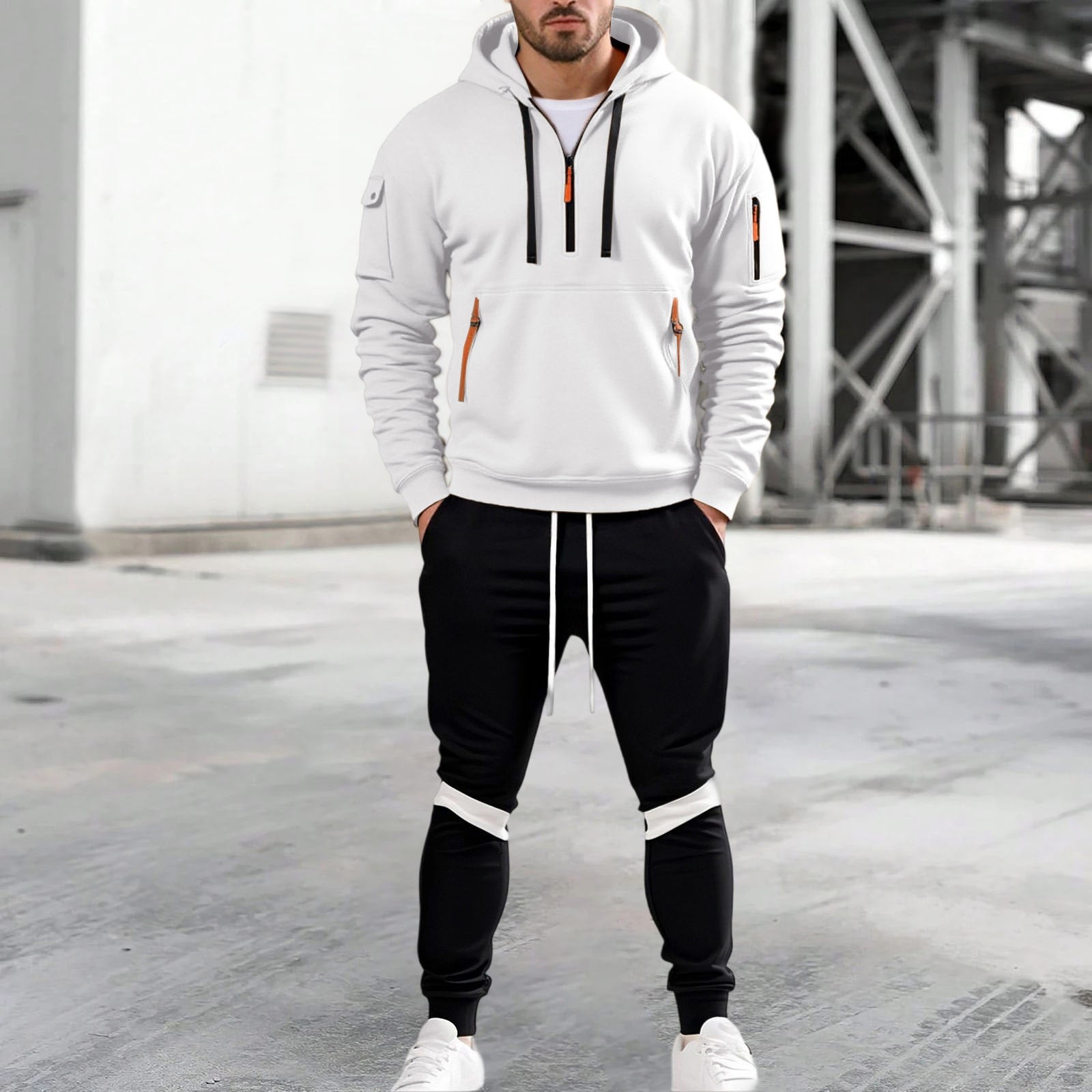 Men's Tracksuits Sweatsuits for Men Track Suits 2 Piece Set Full Zip ...