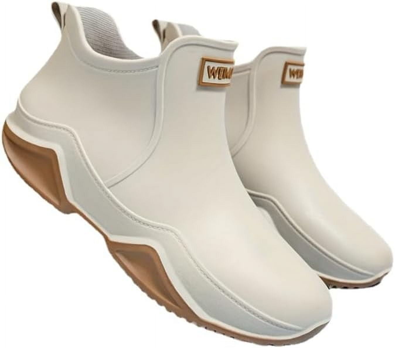 Men's Trendy Rain Boots, Non-slip Wear-resistant Waterproof Rain Shoes ...