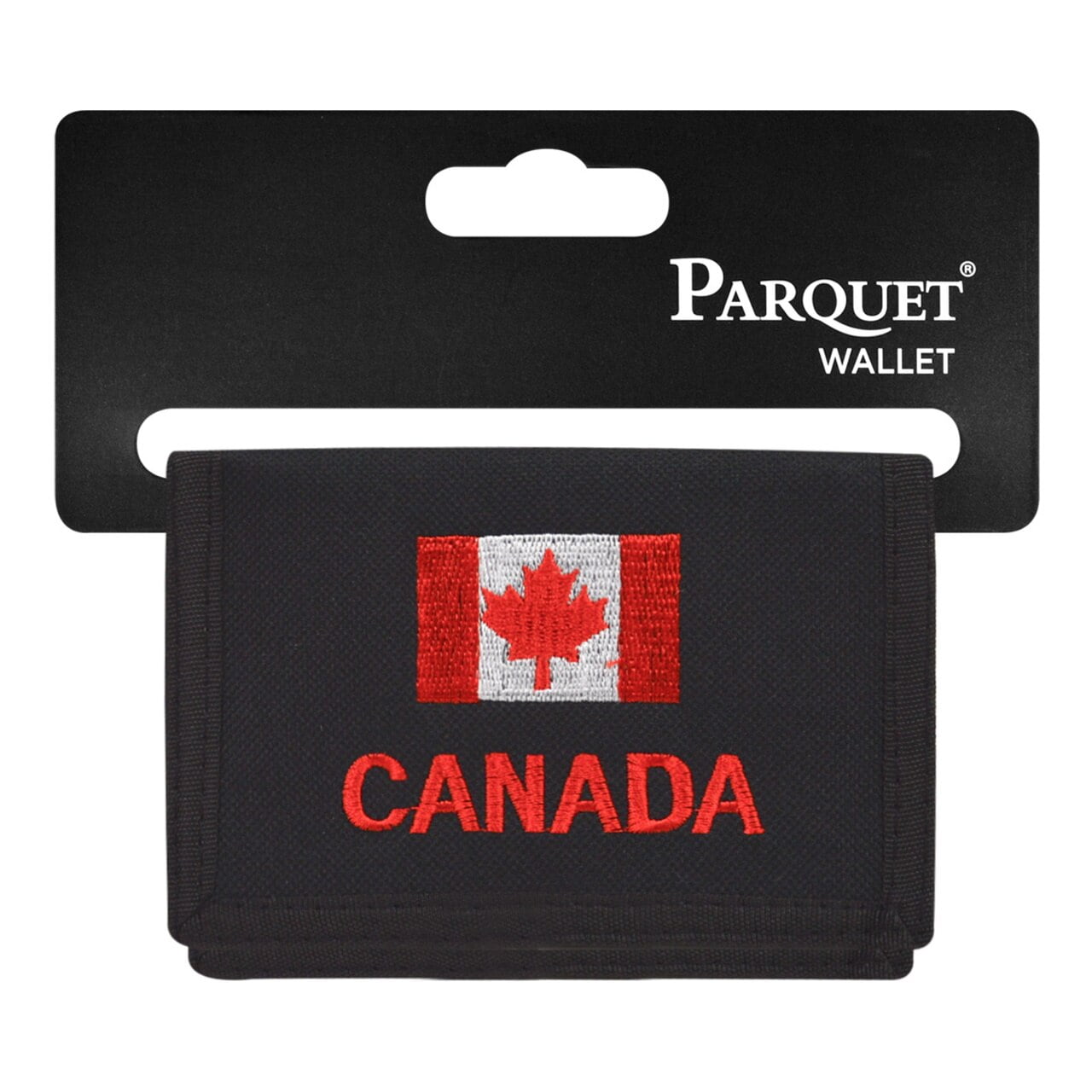 Men's Trifold Velcro Canvas Wallet - Walmart.com