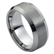 Tungsten Flash Thunder Lightning Bolt Band Ring 8mm Men Women Comfort ...