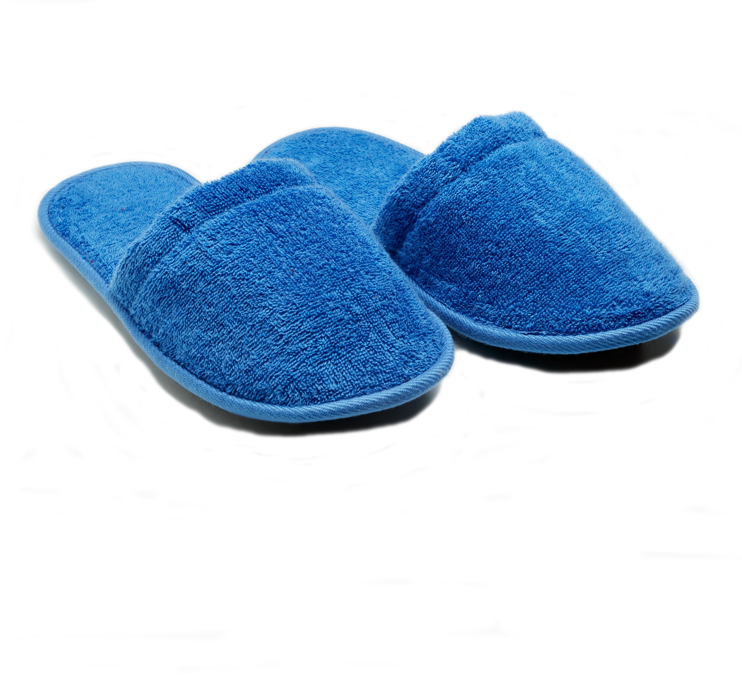 Men's Turkish Terry Cotton Bath Spa Slippers with Rubber Sole, Machine ...