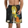 Men's Tweety Bird Beach Shorts Hot Summer Swim Trunks Sports Running ...