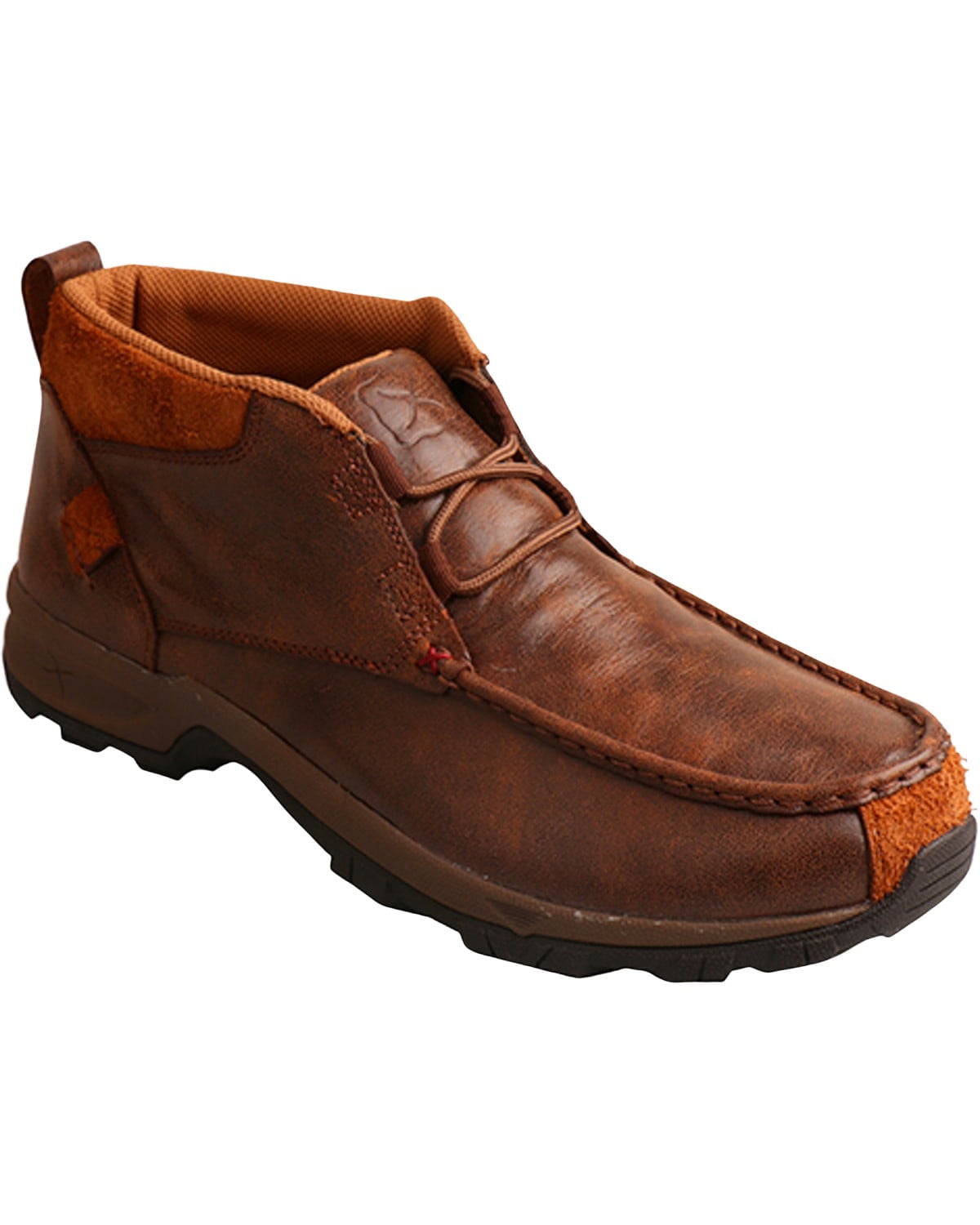 Men's Twisted X MHKW002 Hiker Moc Toe Chukka Boot Brown Waterproof ...