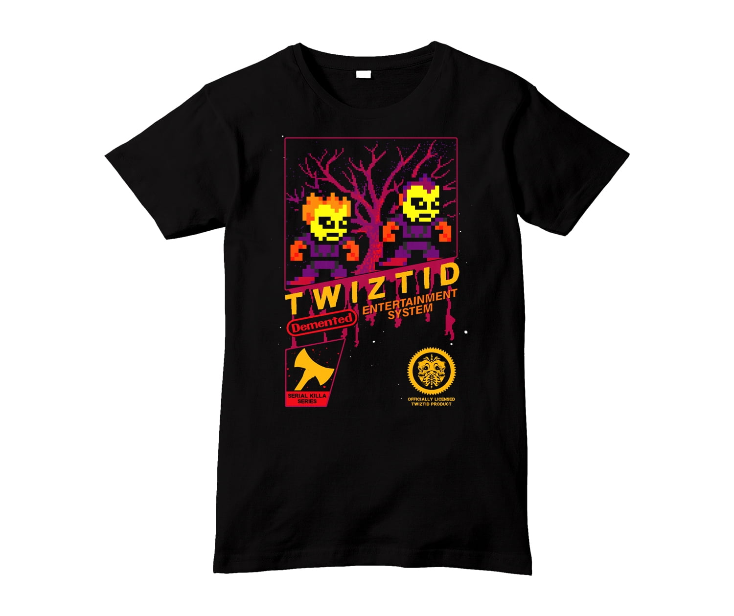 Men's Twiztid Nintendo T-shirt Large Black - Walmart.com