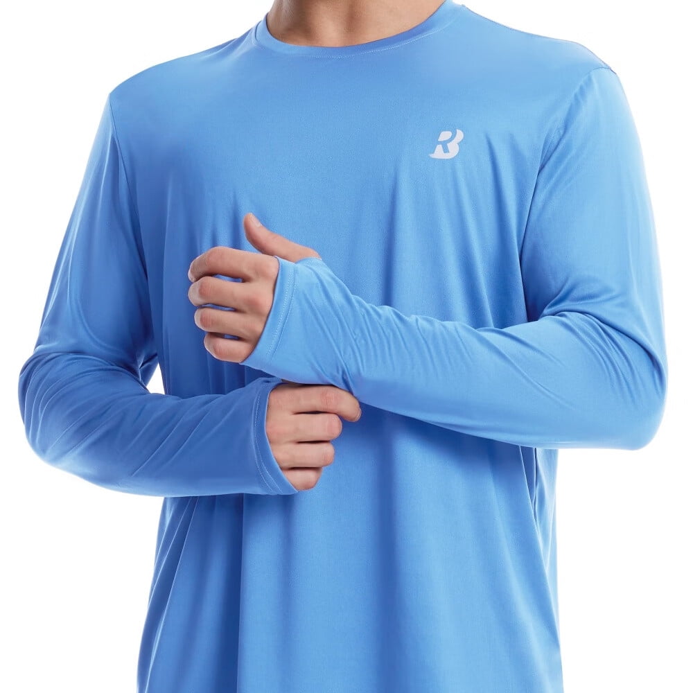 Men's UPF 50+ UV Sun Protection Shirts,SPF Long Sleeve Lightweight ...