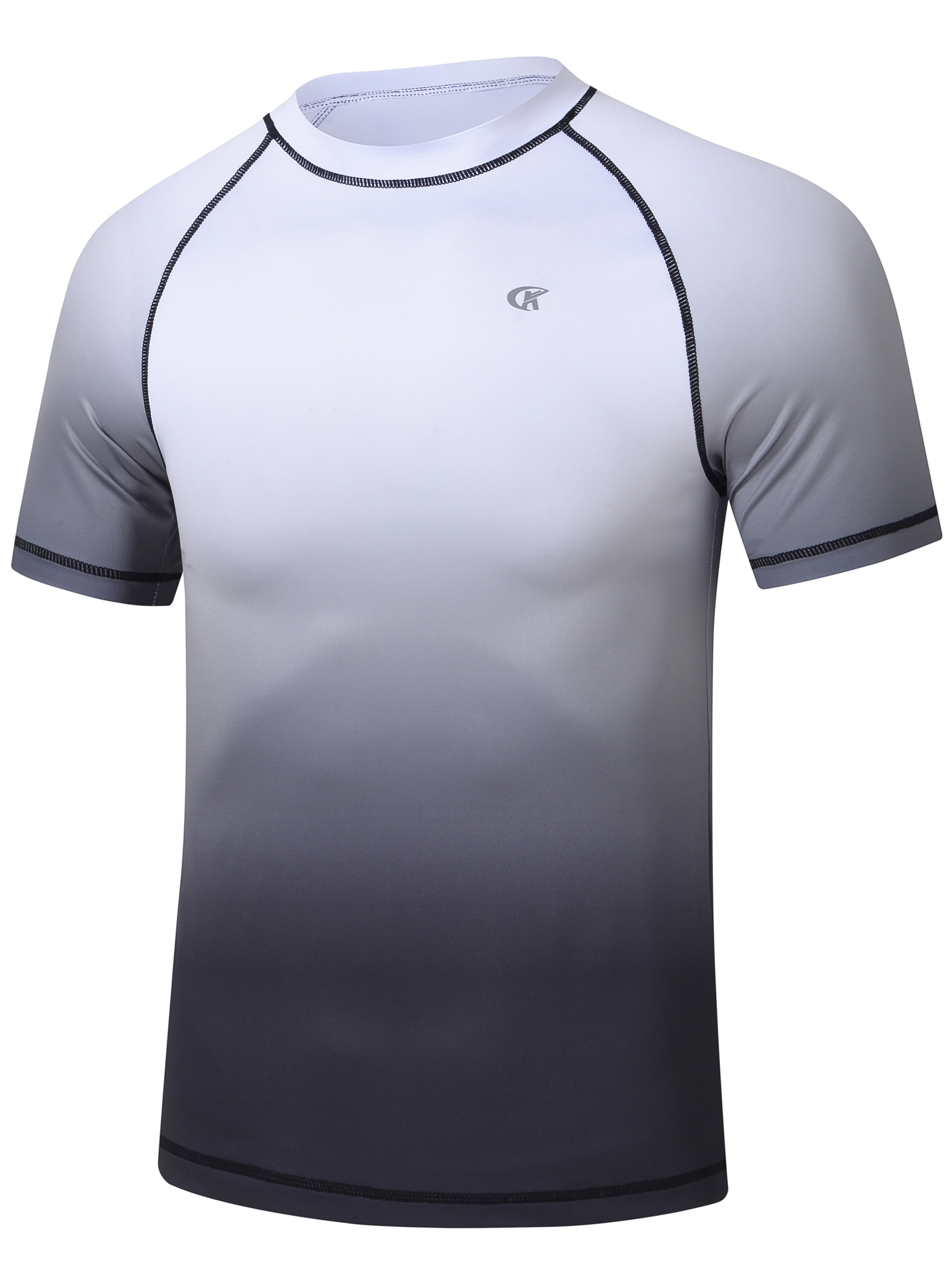 Weilanxin Men's UPF50+ Quick-Dry Rash Guard Shirt Surfing, Running ...