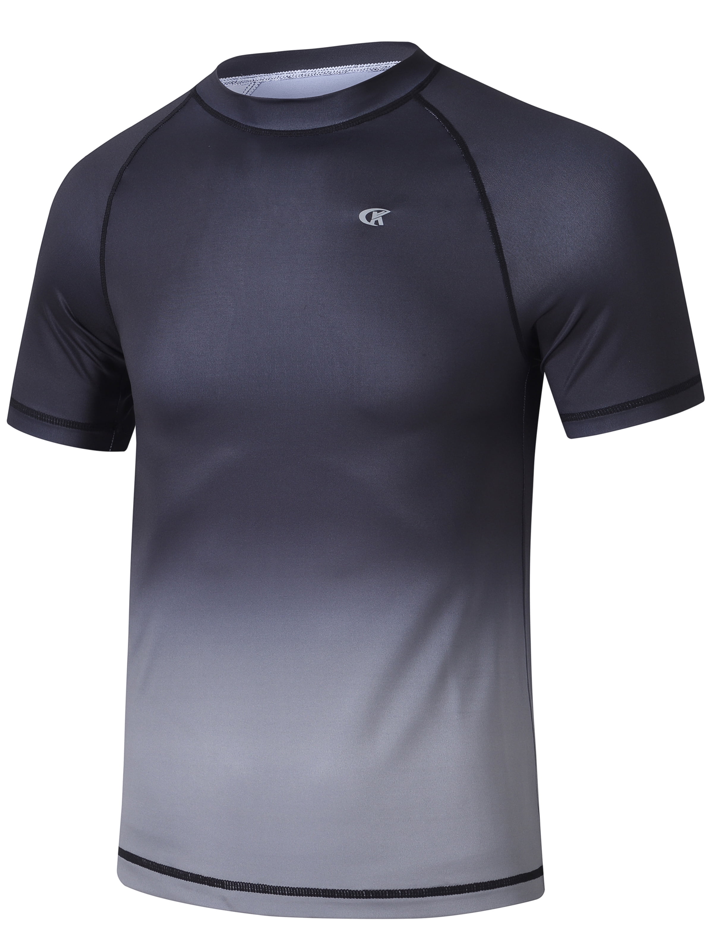 Weilanxin Men's UPF50+ Quick-Dry Rash Guard Shirt Surfing, Running ...