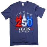 Men's USA 4th of July Jet flyover 250th anniversary 1776-2026 T-shirt ...
