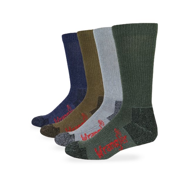 Men's Ultra-Dri Cushion Work Crew Boot Socks 4 Pack - Walmart.com
