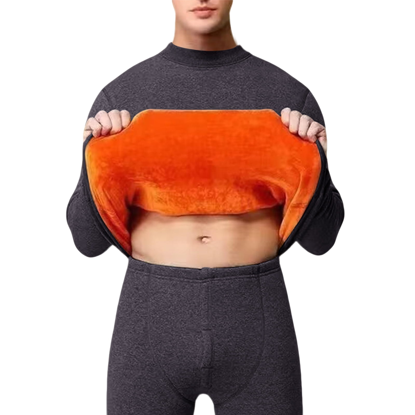 Men's Ultra Heavyweight Thermal Underwear Set Fleece Lined Base Layer ...