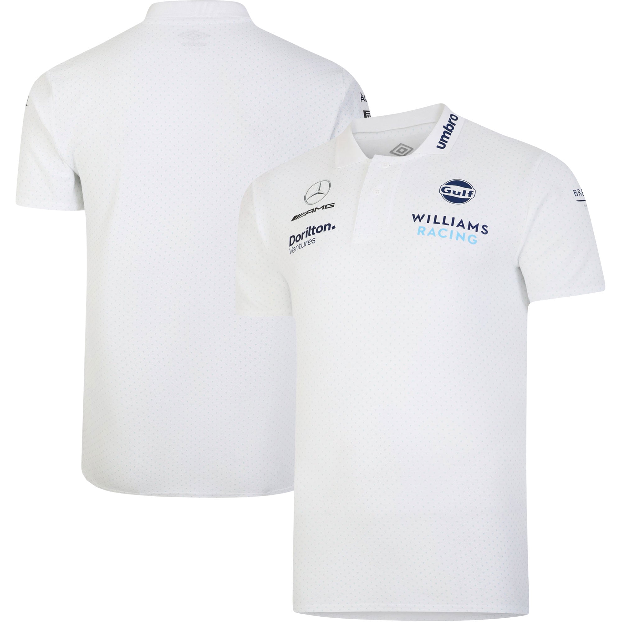 Men's Umbro White Williams Racing 2023 CVC Media Polo - Walmart.com