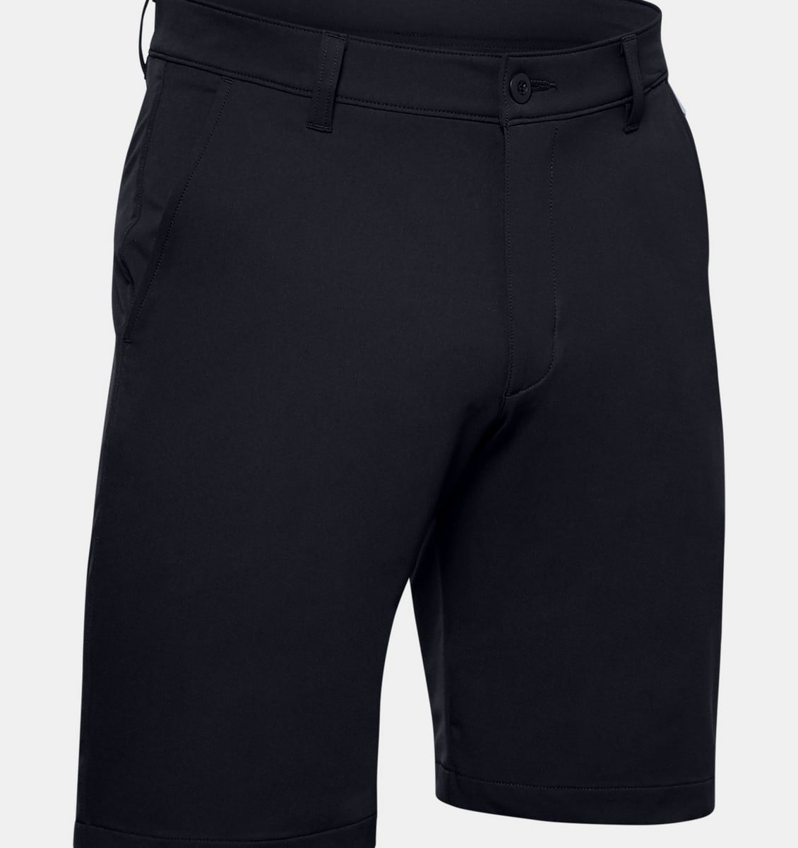 UNDER ARMOUR Mens Golf Black Flat Front, Moisture Wicking Shorts 40 ...
