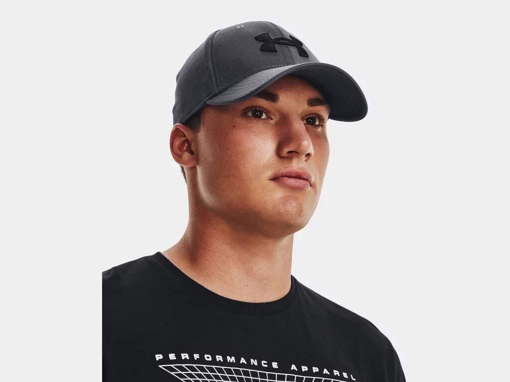 Under Armour Men's Blitzing Stretch-Fit Hat, Pitch Gray, L/XL ...