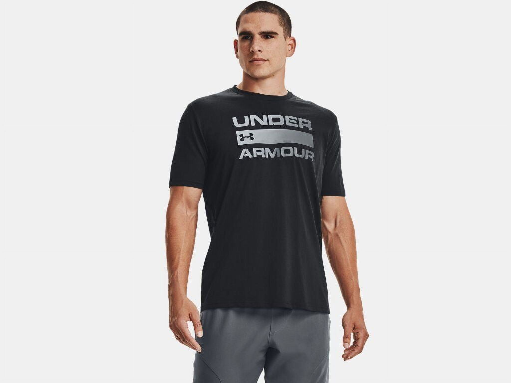 Men's Under Armour Team Issue Logo Tee Color: Black Size: S - Walmart.com